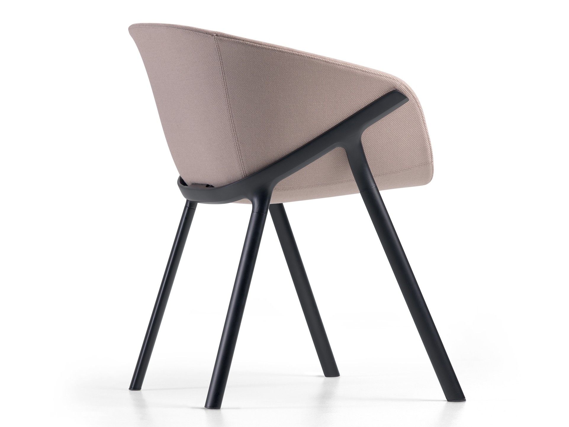 Upholstered fabric chair with armrests KOBI SOFT - 03A By Alias design ...