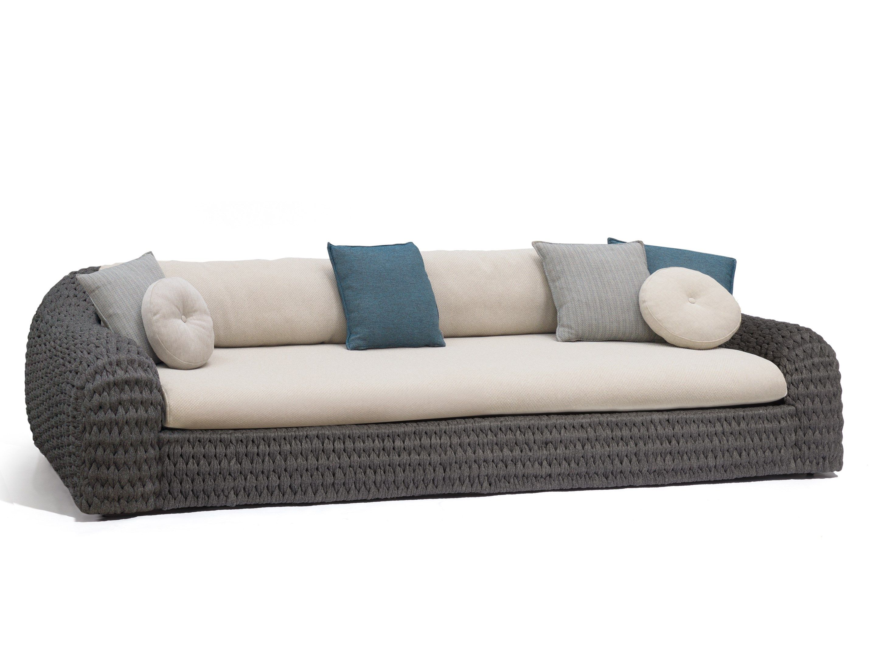 KOBO 3 seater rope garden sofa By MANUTTI