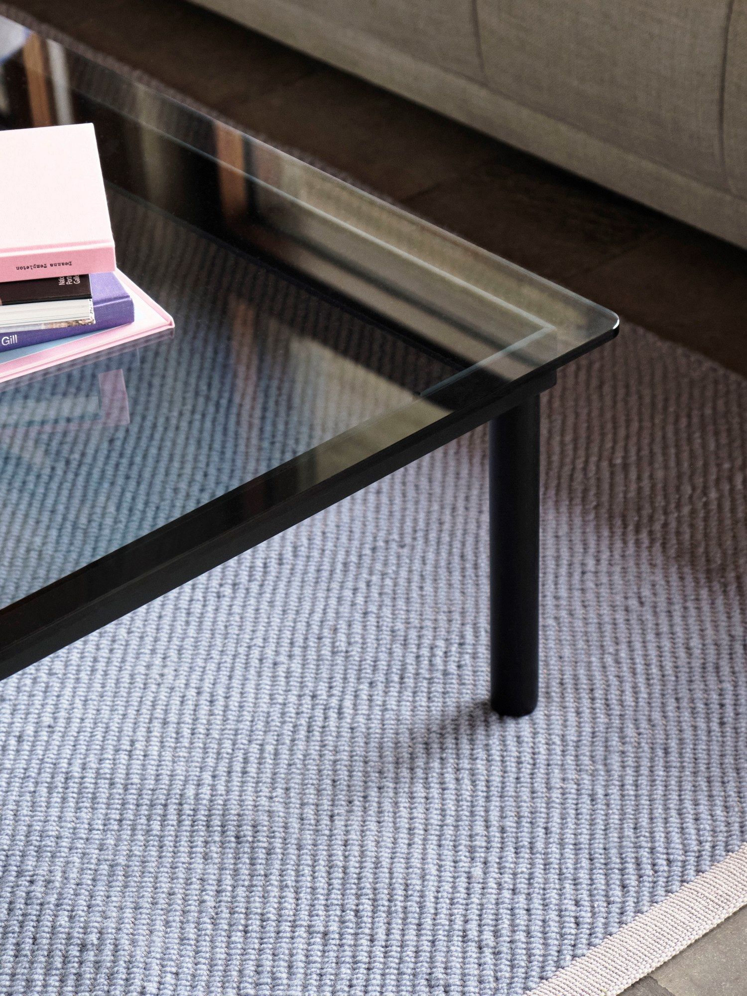KOFI Low rectangular wood and glass coffee table By Hay | design Martin ...