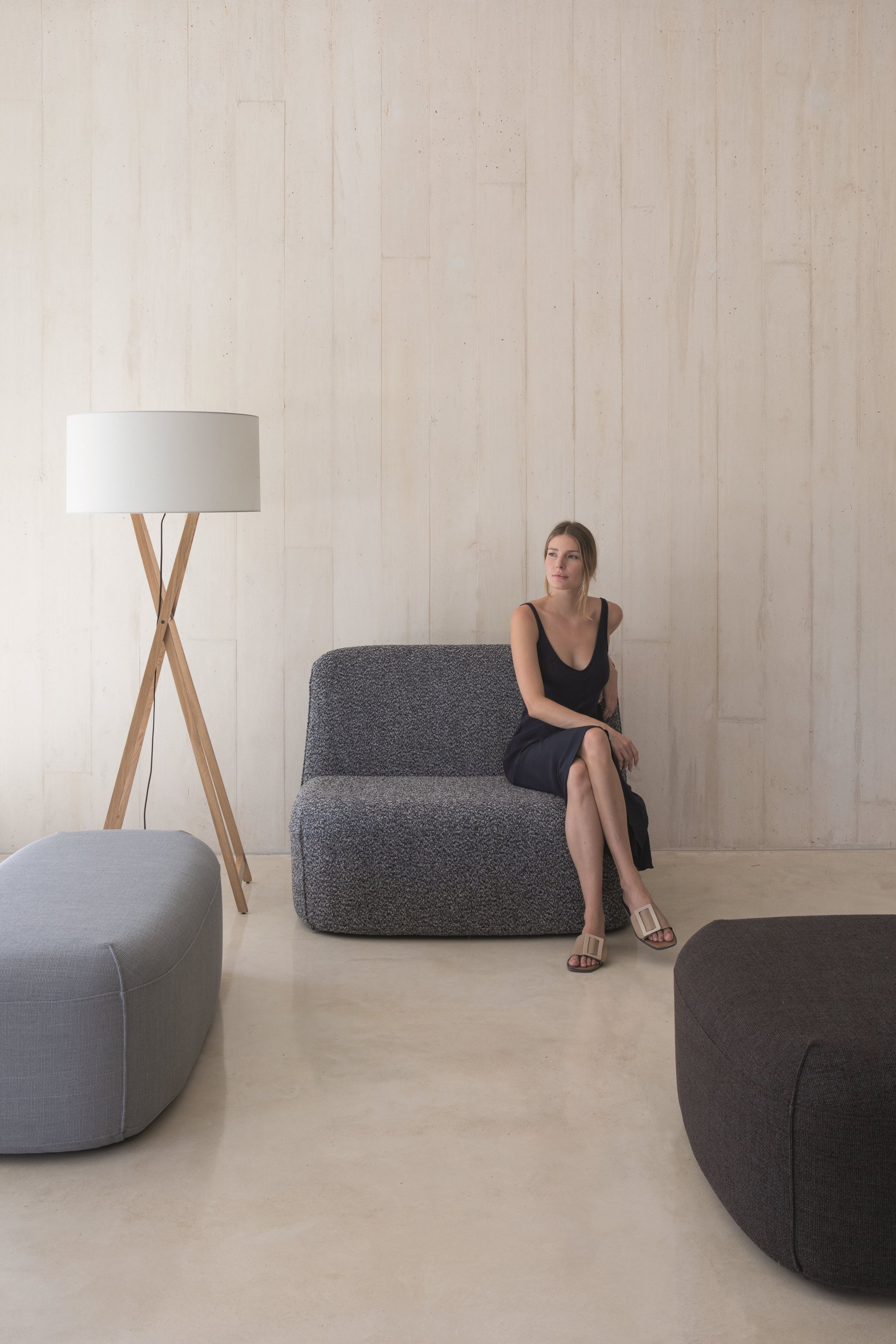 KOH TAO Fabric armchair By Lebom | design Odosdesign