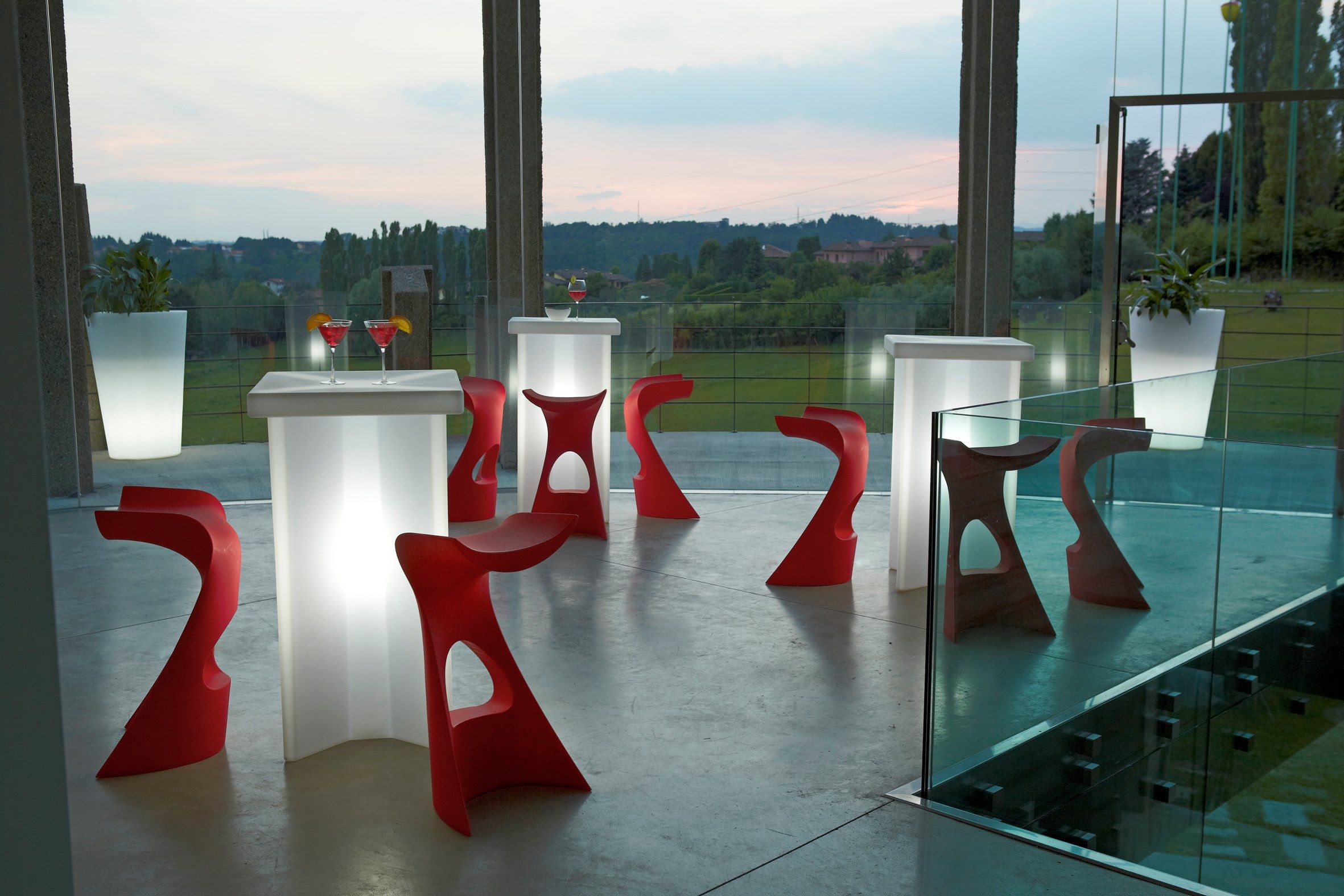 KONCORD Stool By SLIDE | design Karim Rashid