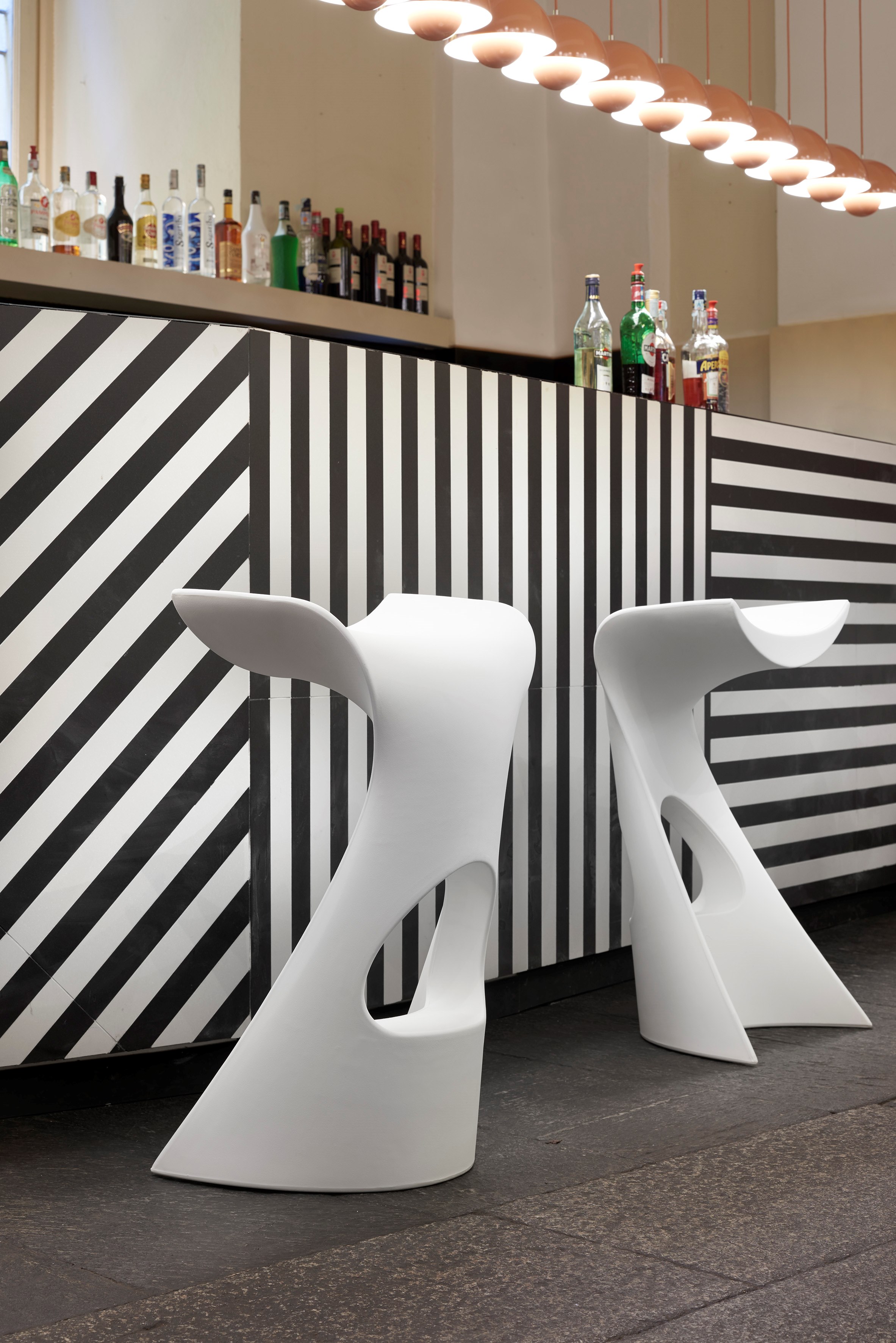 KONCORD Stool By SLIDE | design Karim Rashid