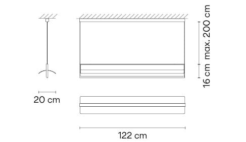 KONTUR 6436 Lampada a sospensione By Vibia | design Sebastian Herkner
