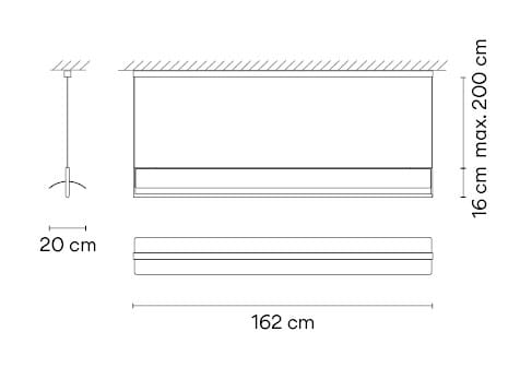 Lampada a sospensione a LED KONTUR 6438 Collezione Kontur By Vibia ...