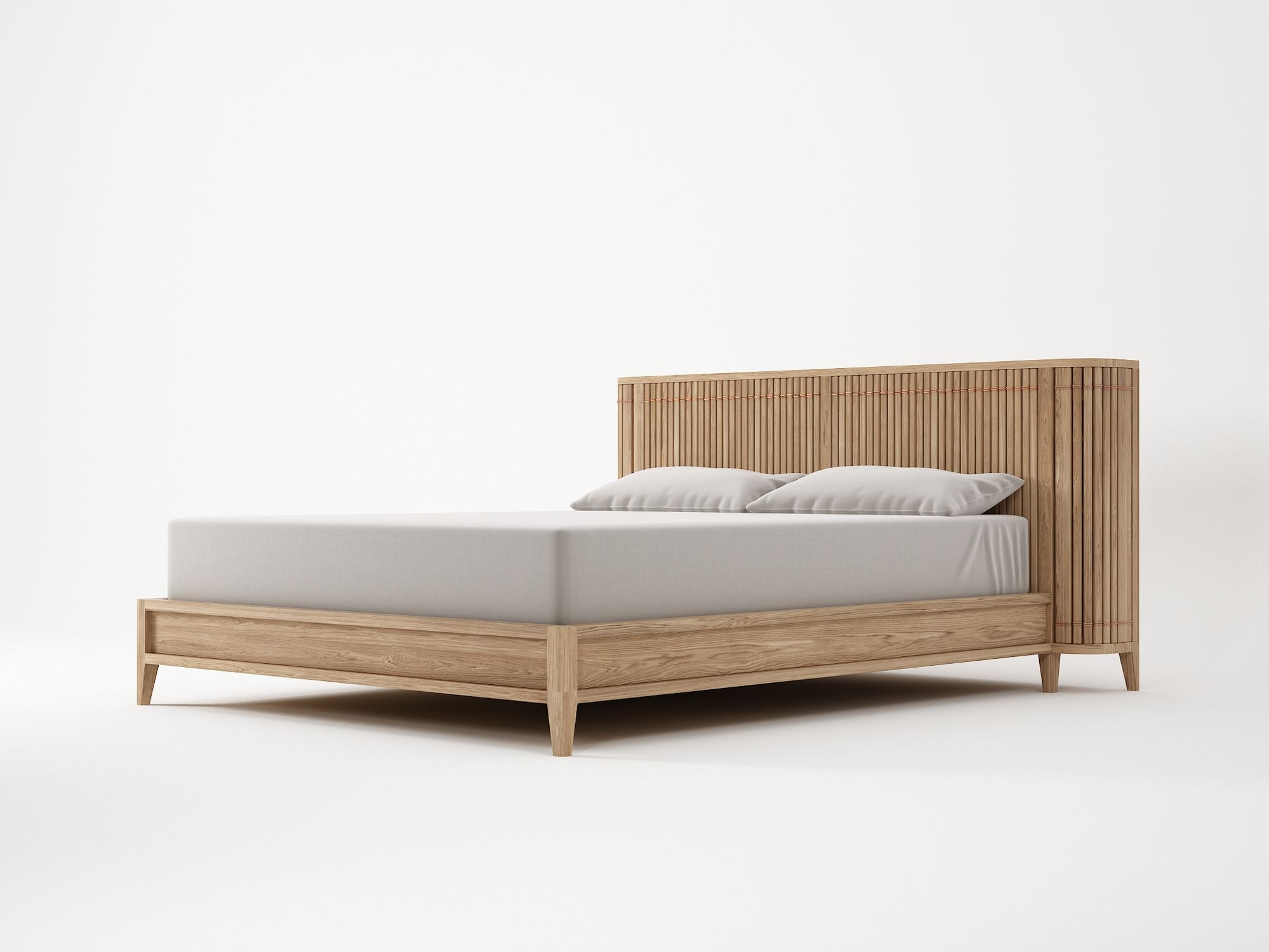 KOPPAR Wooden bed By KARPENTER | design Hugues Revuelta