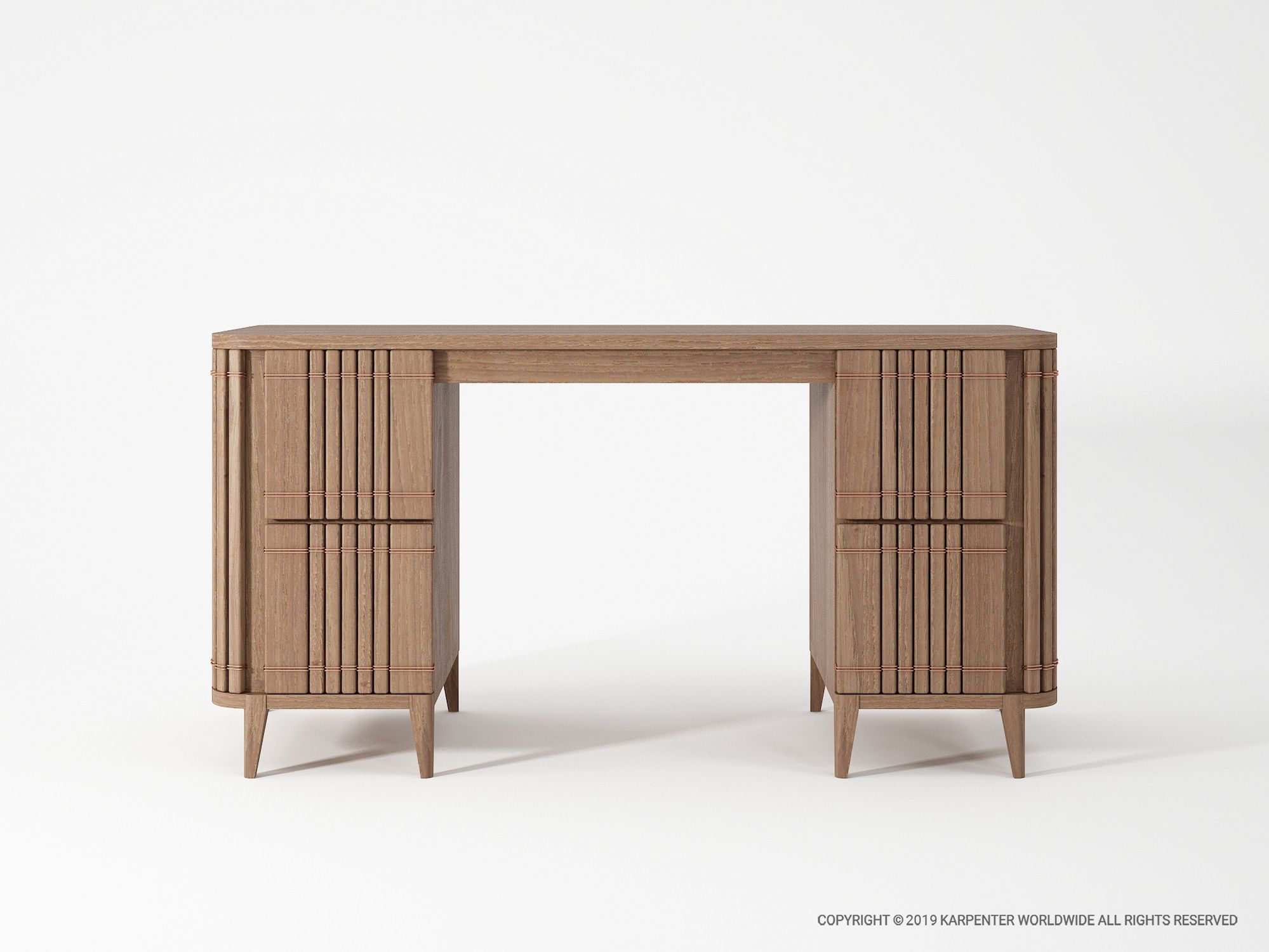 KOPPAR | Writing desk By KARPENTER design Hugues Revuelta
