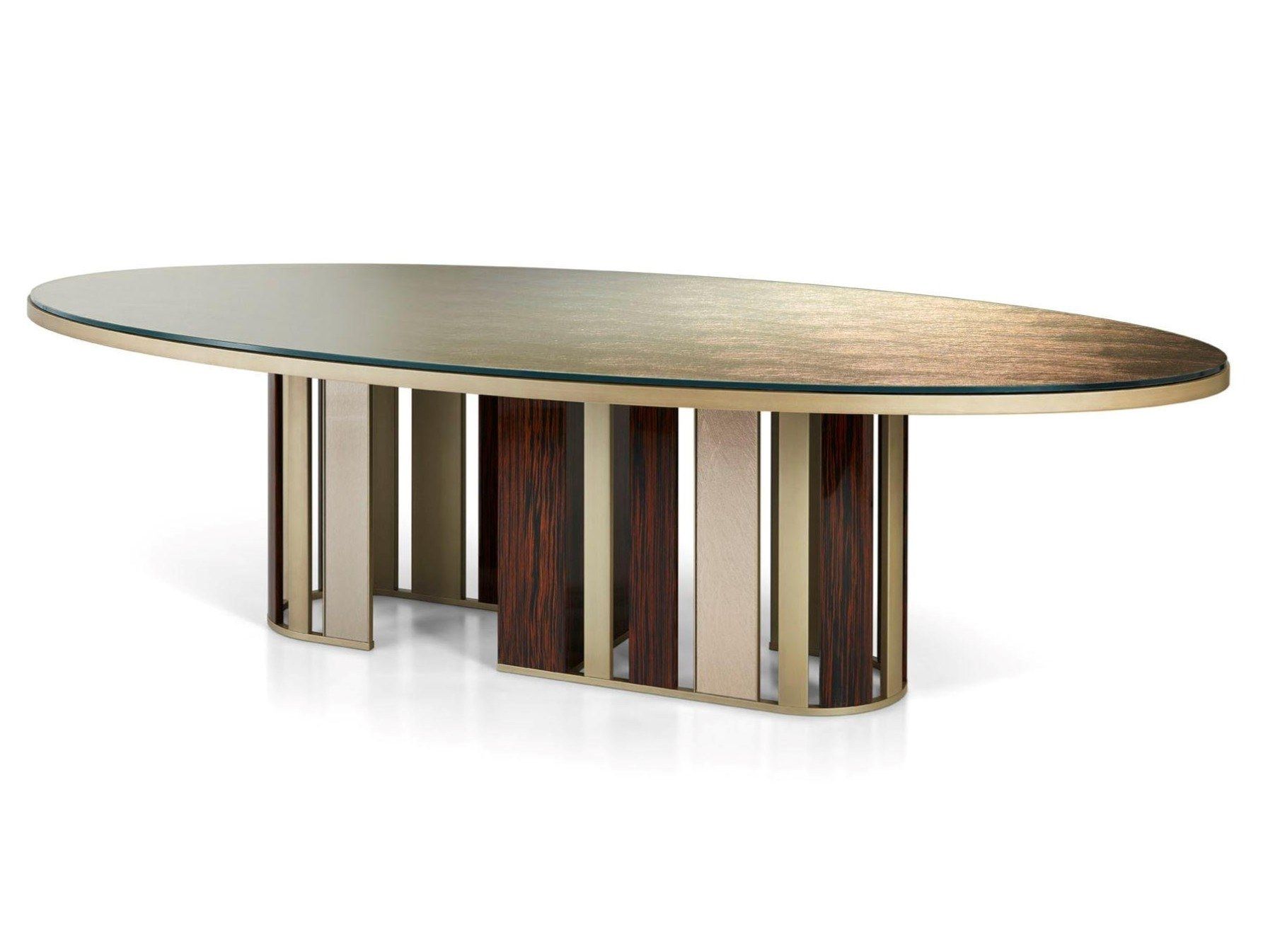 KORO Oval table By Sicis | design Massimiliano Raggi