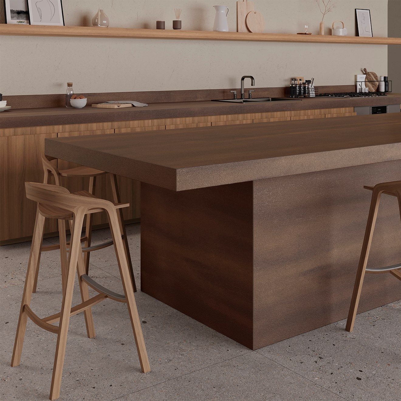 Countertop, furniture coating, floor and wall cladding KORTEN MDi MDi ...