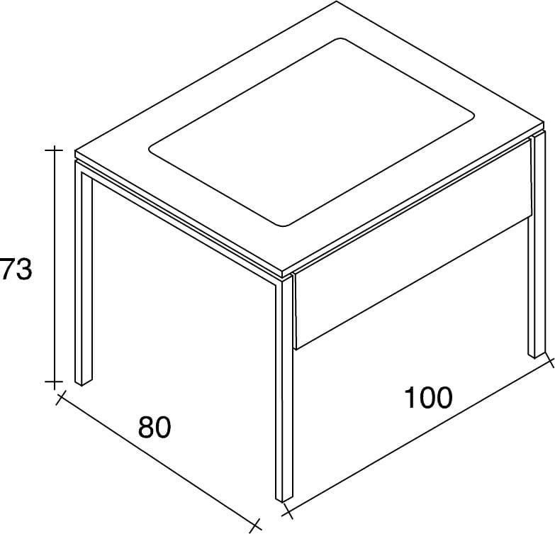 KUDOS 974 Office desk By TALIN