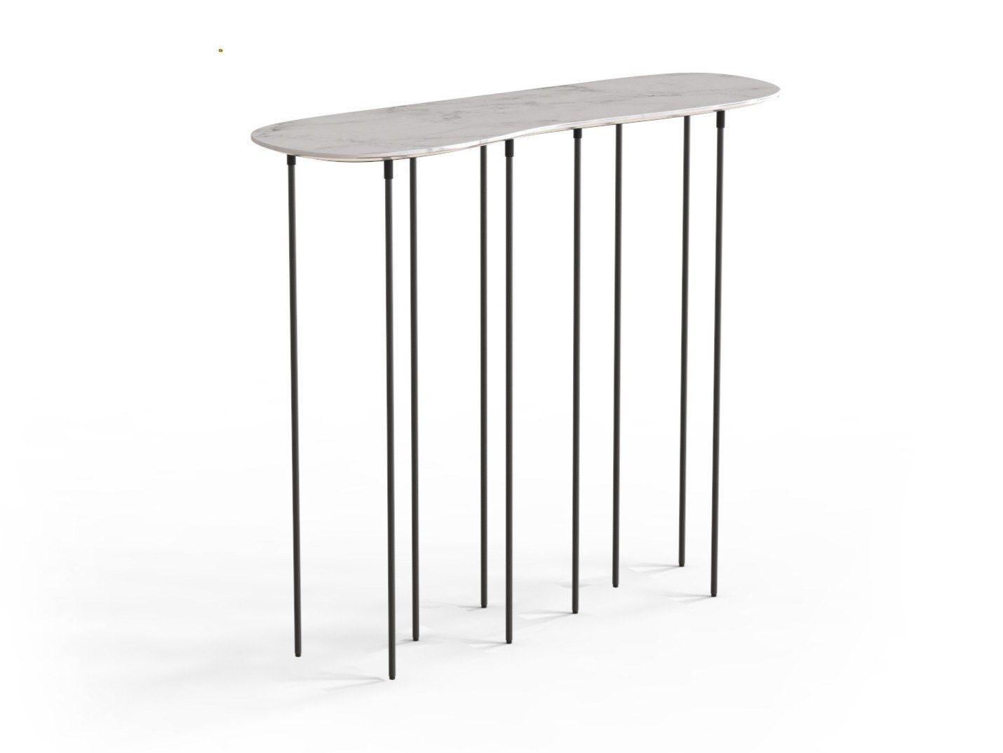 Carrara marble console table NUAGE KUMO By BELULL design Emmanuel Gallina