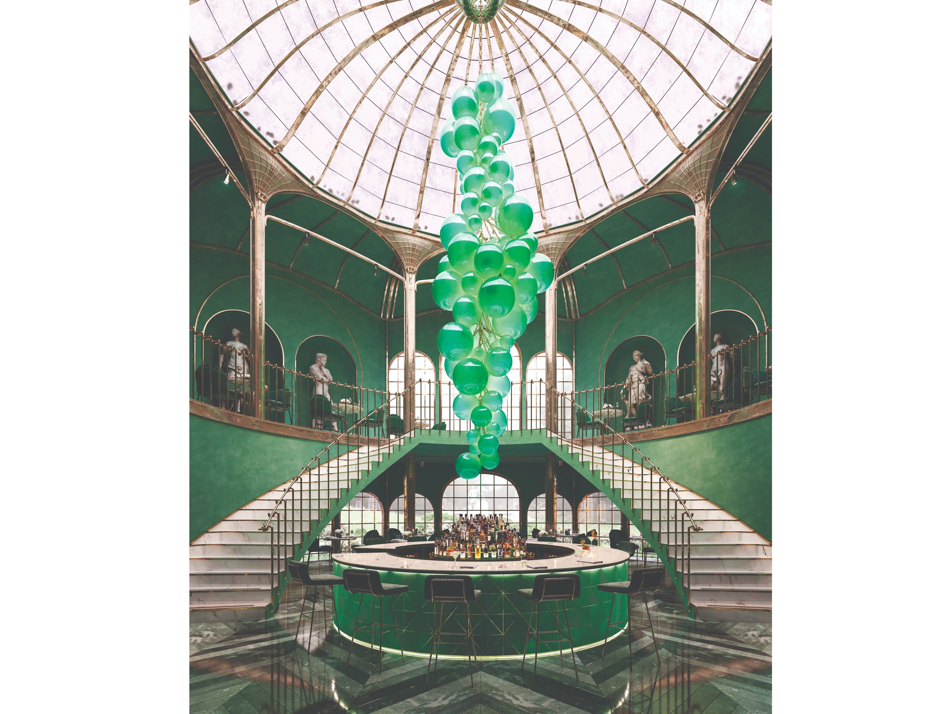 KUULAS LED glass pendant lamp By Cameron Design House