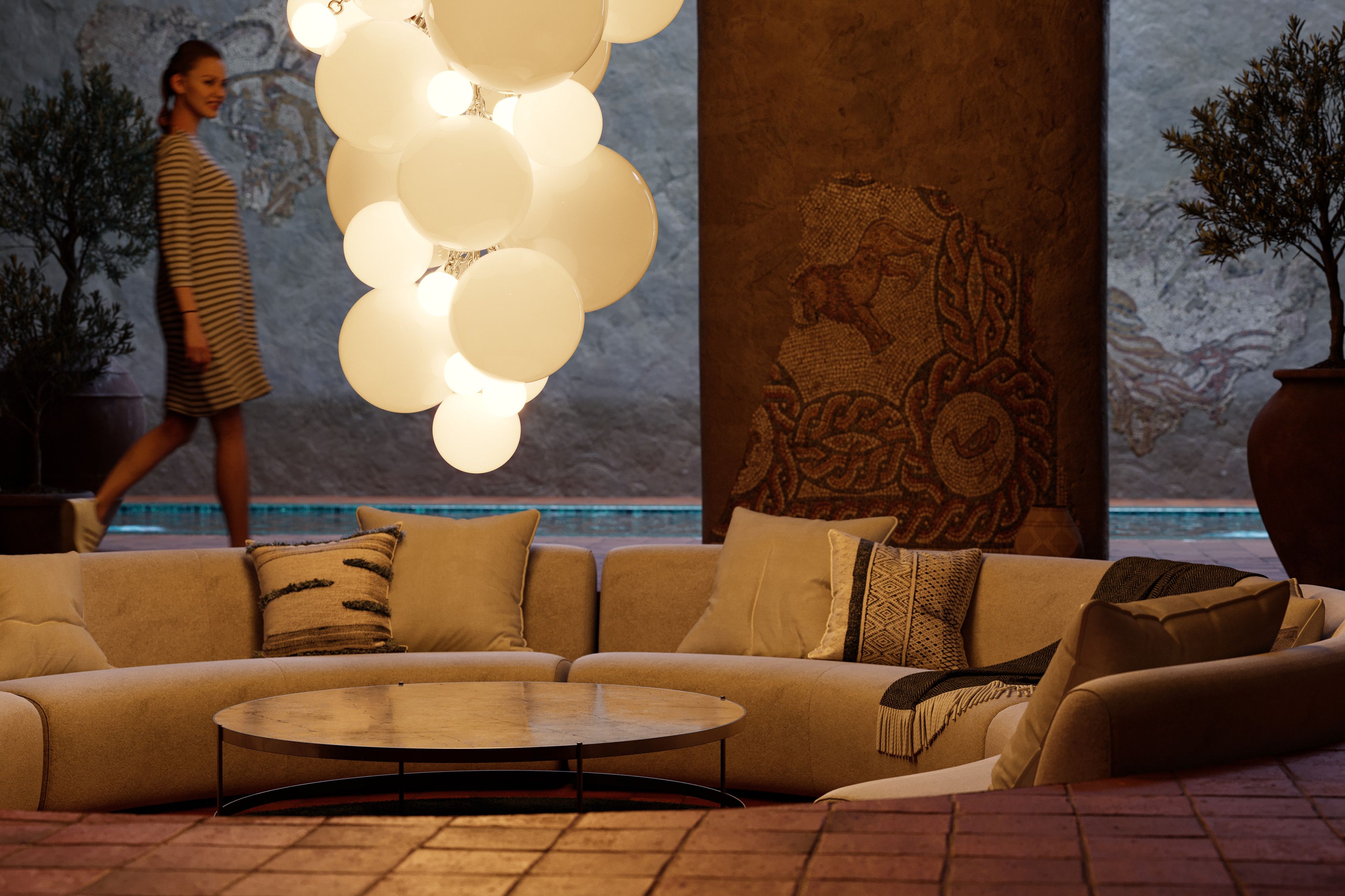 KUULAS LED glass pendant lamp By Cameron Design House