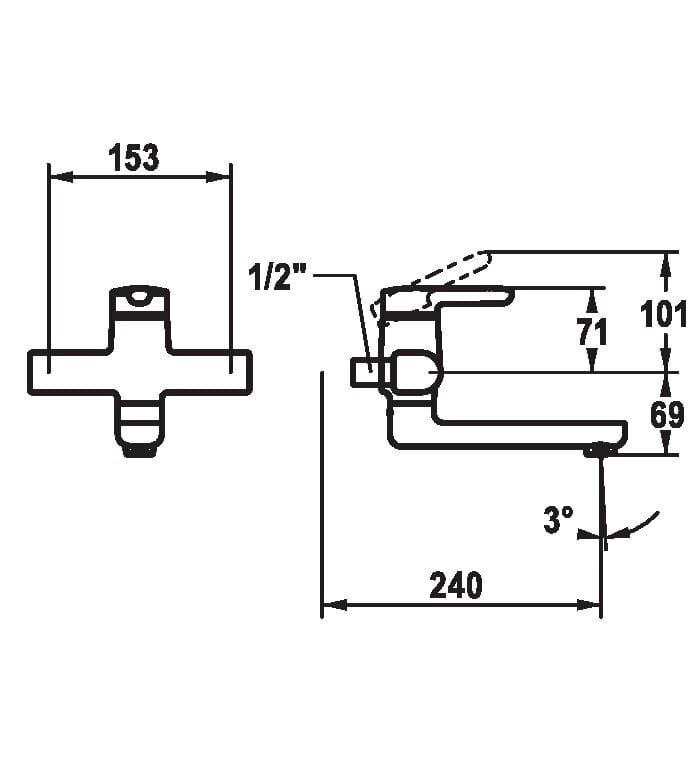 WAMAS 2.0 11.472.093.000OR Washbasin tap By KWC