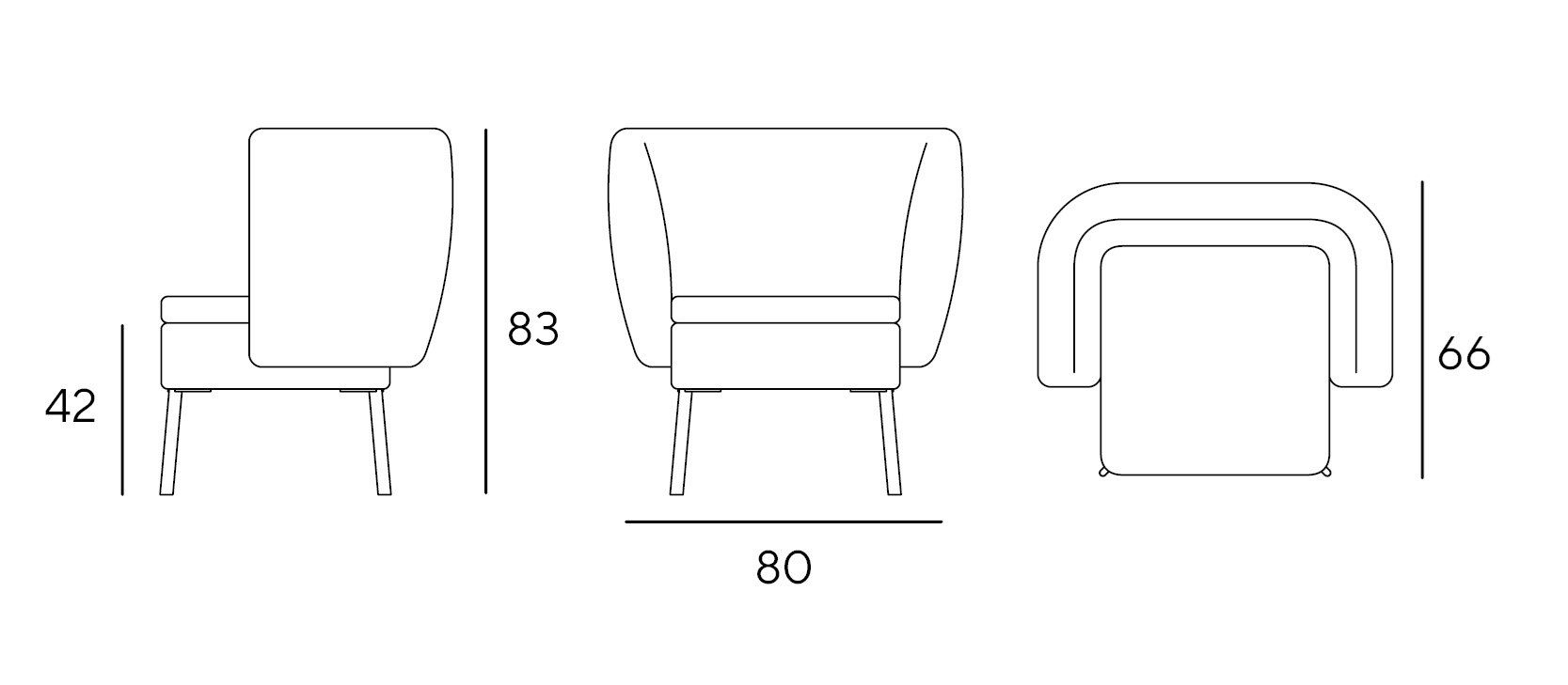 KYO Easy chair By INNOVA Imbottiti | design Arter&Citton