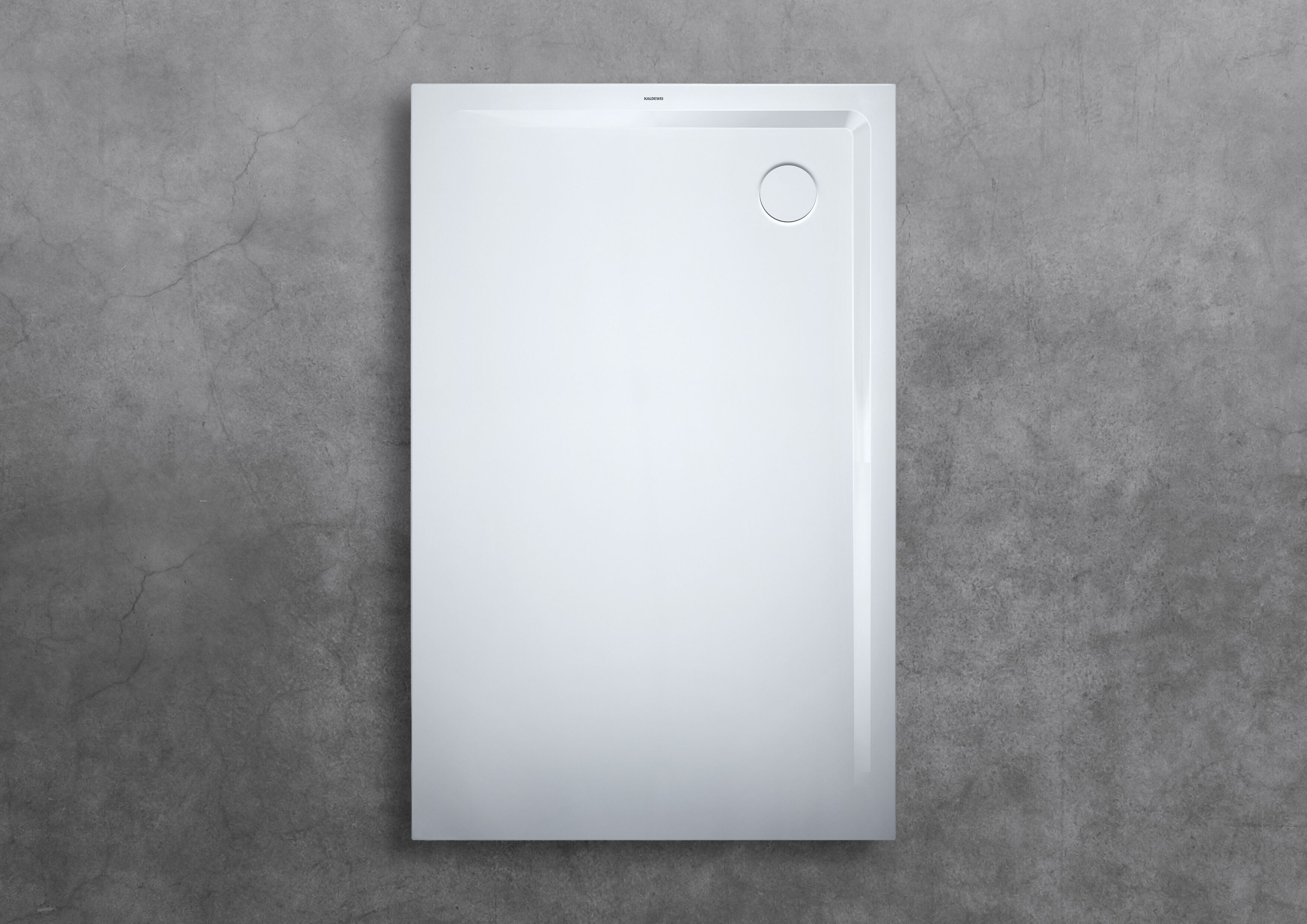 SUPERPLAN Rectangular enamelled steel shower tray By Kaldewei