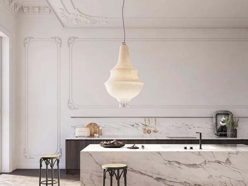 LADY D LED fiberglass outdoor pendant lamp By Karman | design Matteo ...