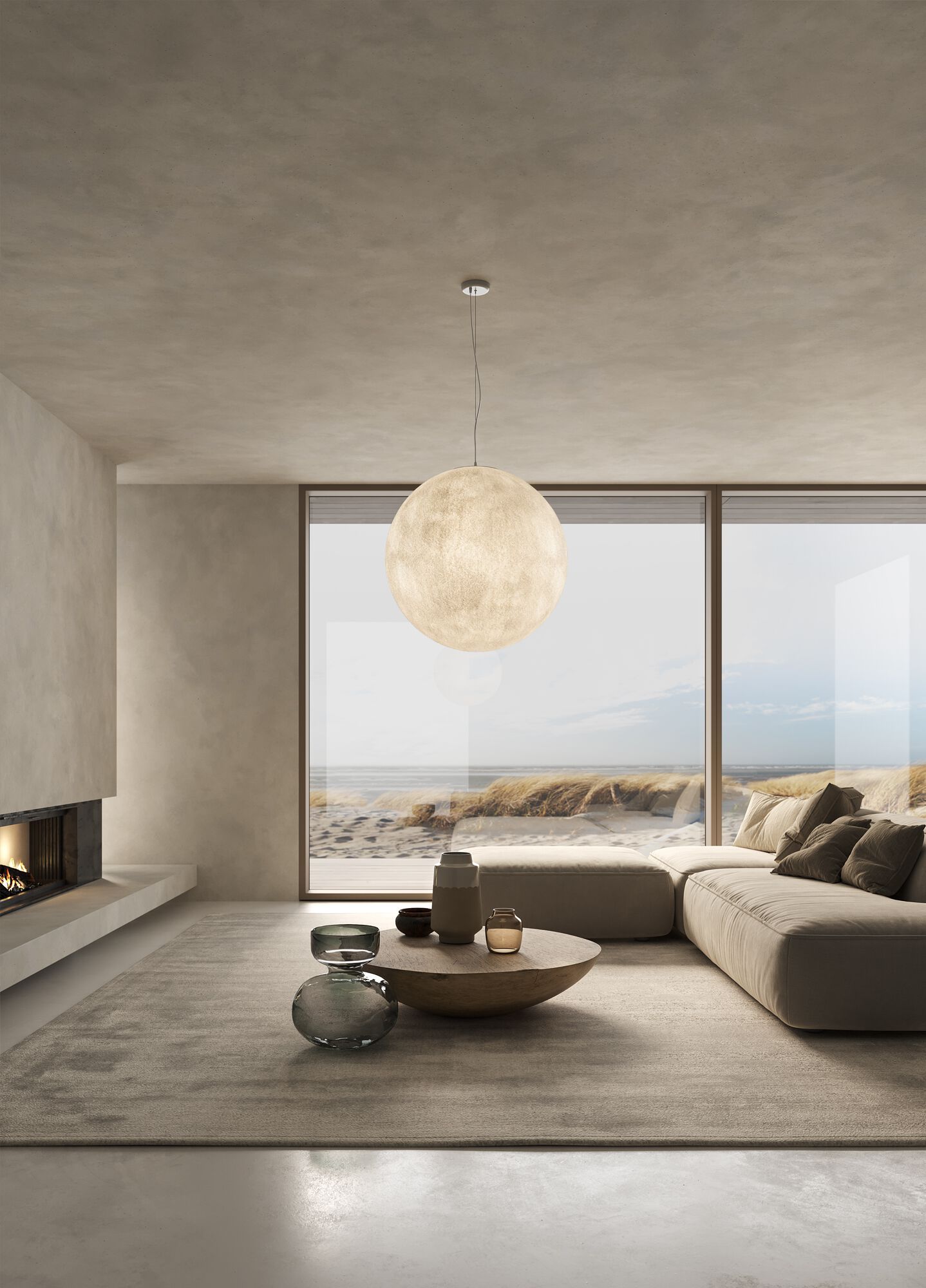 ULULÌ - ULULÀ Fiberglass pendant lamp By Karman | design Matteo Ugolini