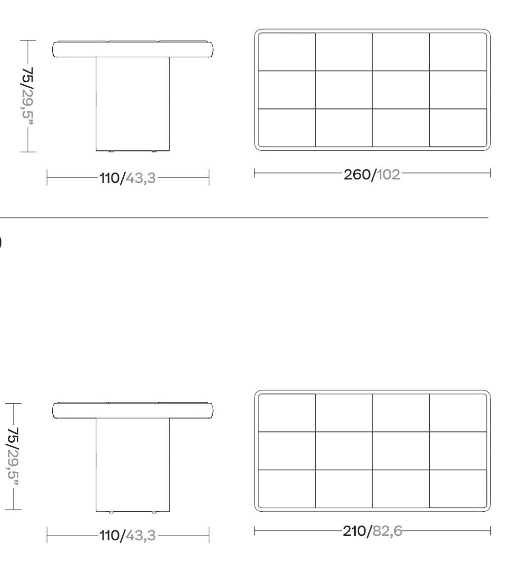 INSULA Table de jardin By Kettal