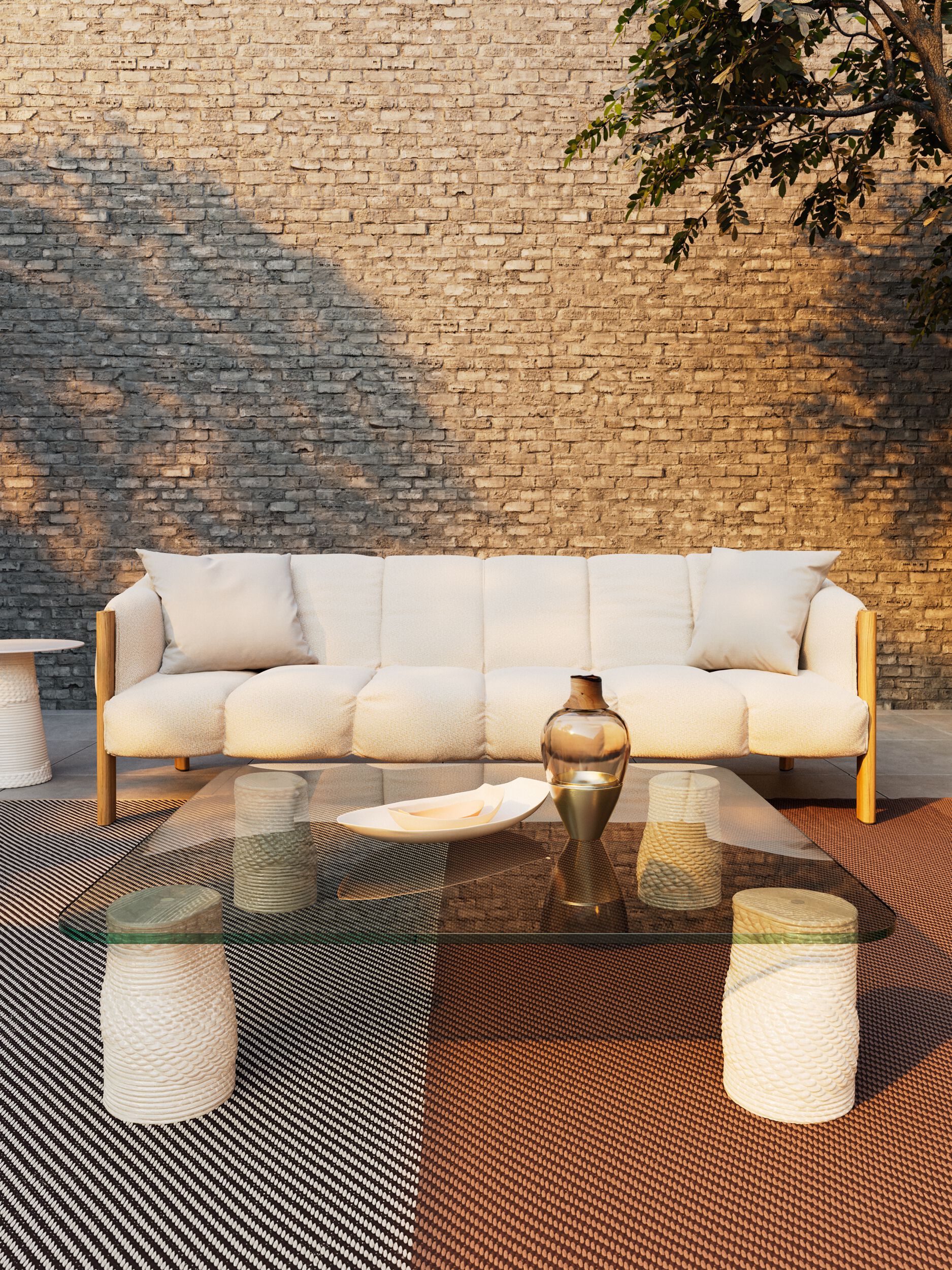 PLUMON Coffee table By Kettal | design Patricia Urquiola