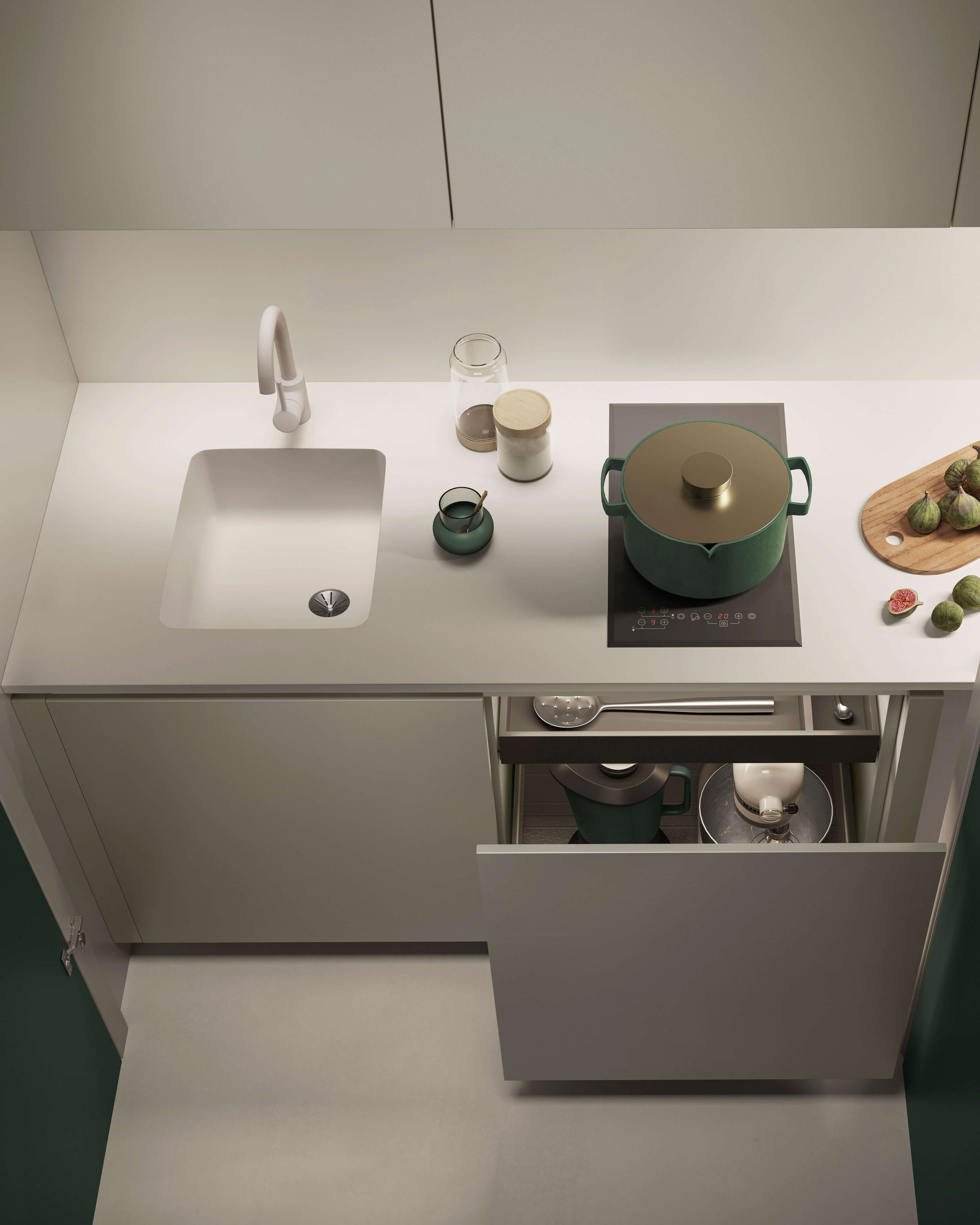 CUSTOM KITCHENS | Mini kitchen Custom Kitchens Collection By GAROFOLI