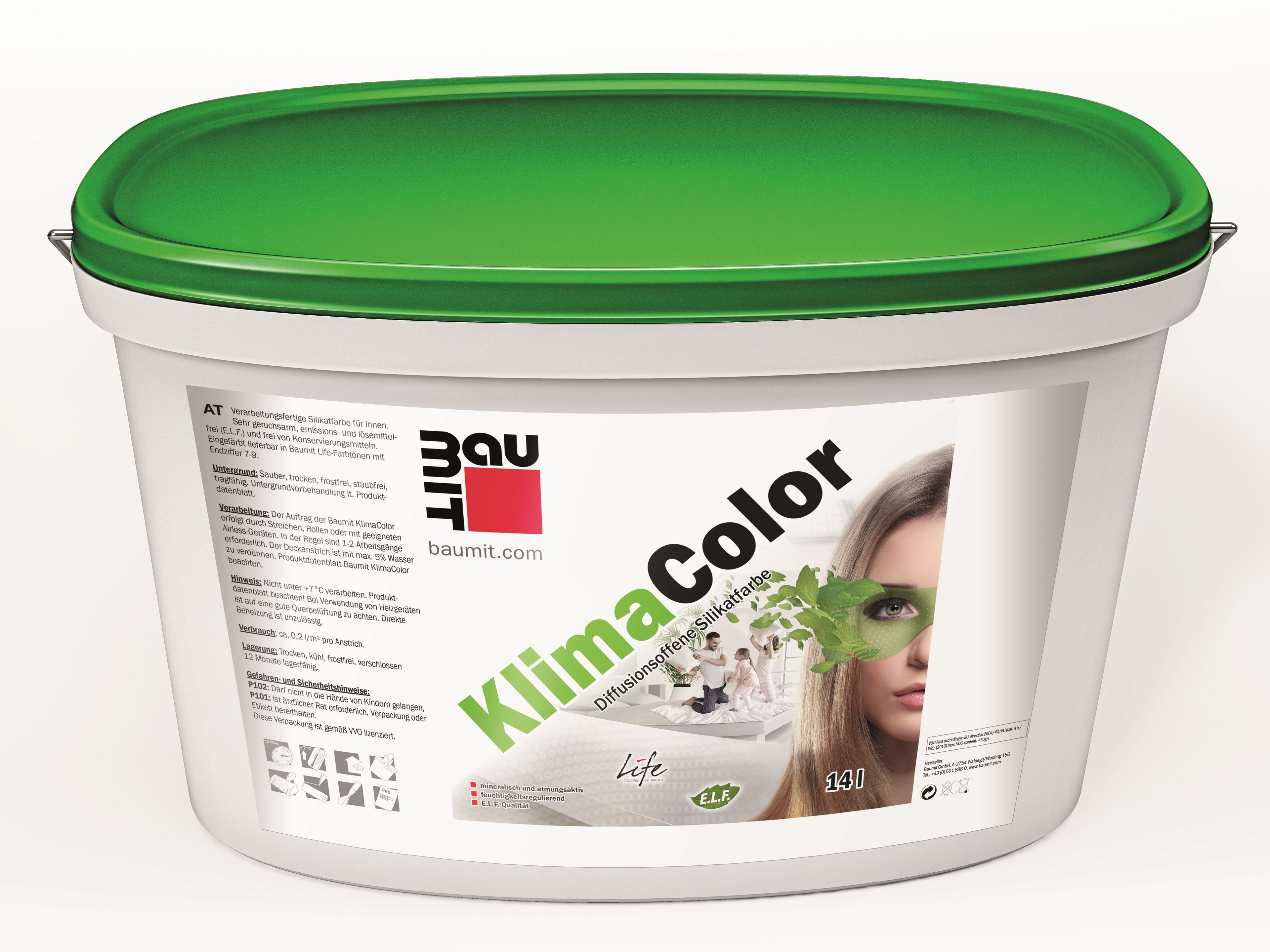 Silikatanstrich KlimaColor By Baumit