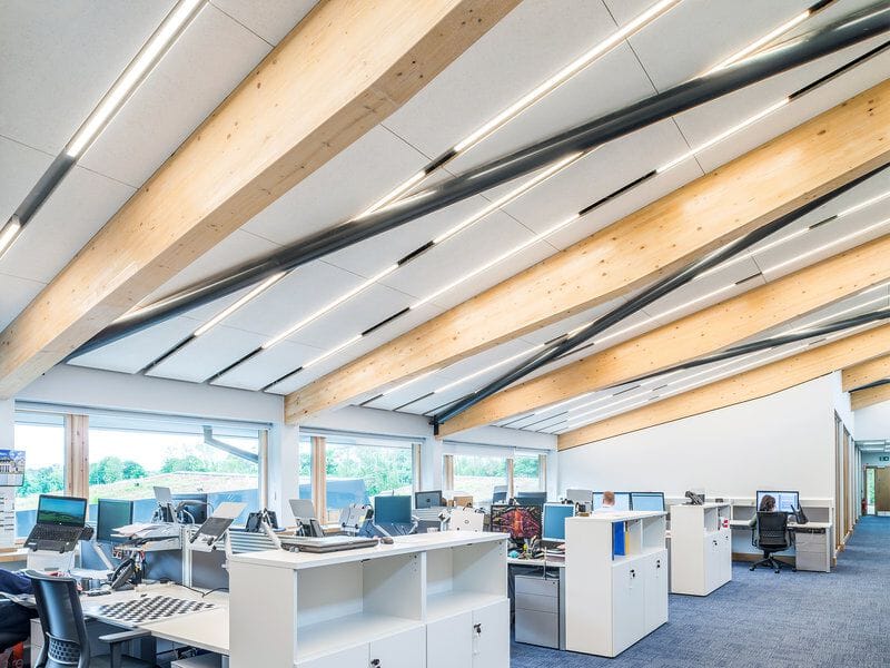 HERADESIGN® Plano Acoustic wood wool ceiling panels By Knauf Ceiling ...