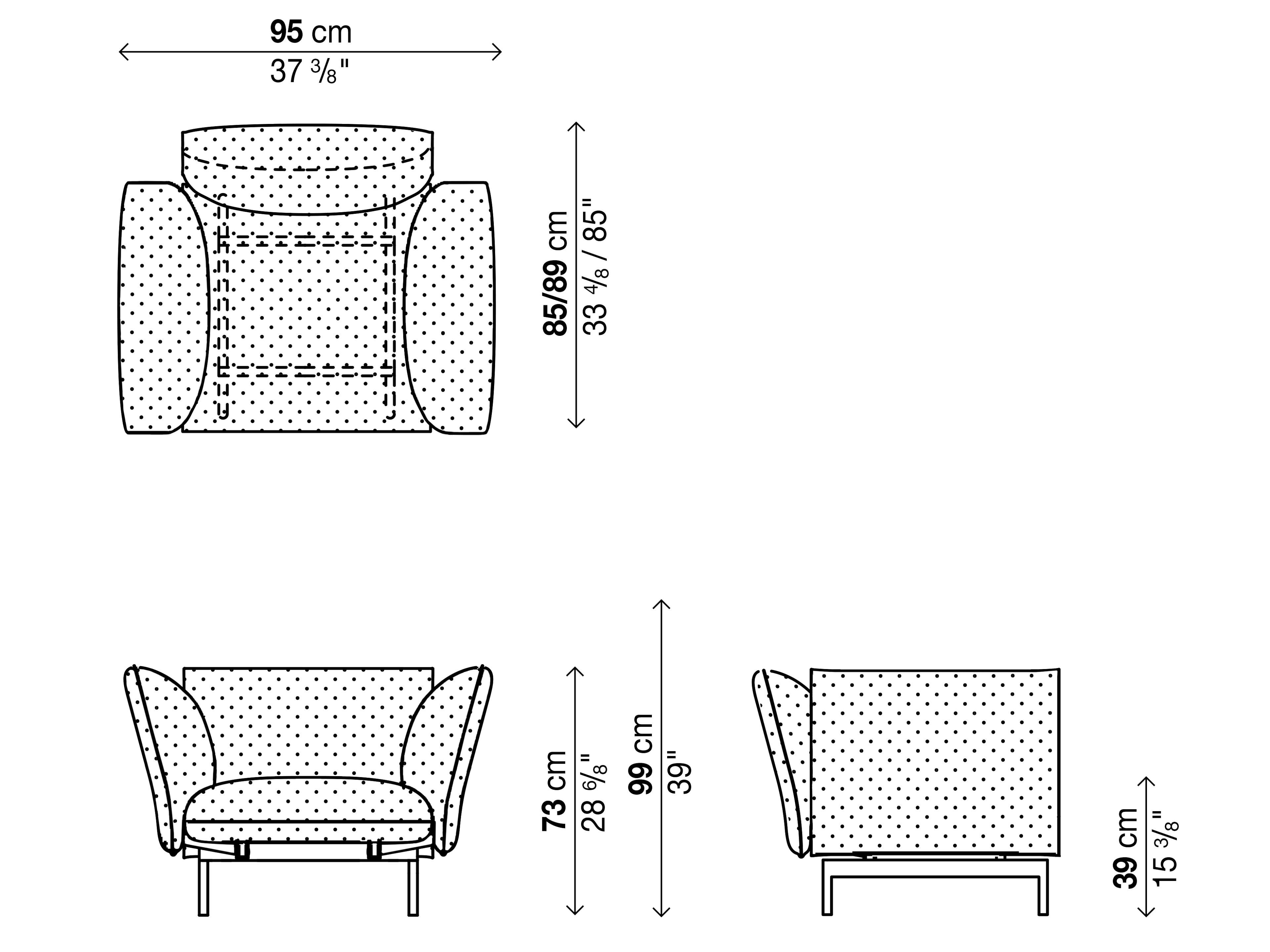 TENSO Armchair By Kristalia