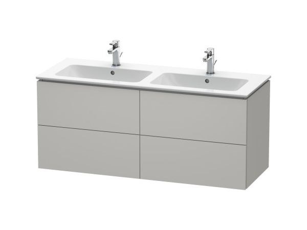 L-CUBE | Double vanity unit By Duravit design Christian Werner