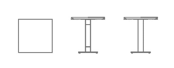 L Square solid wood table By HOOKL und STOOL | design Aleksandar Ugresic