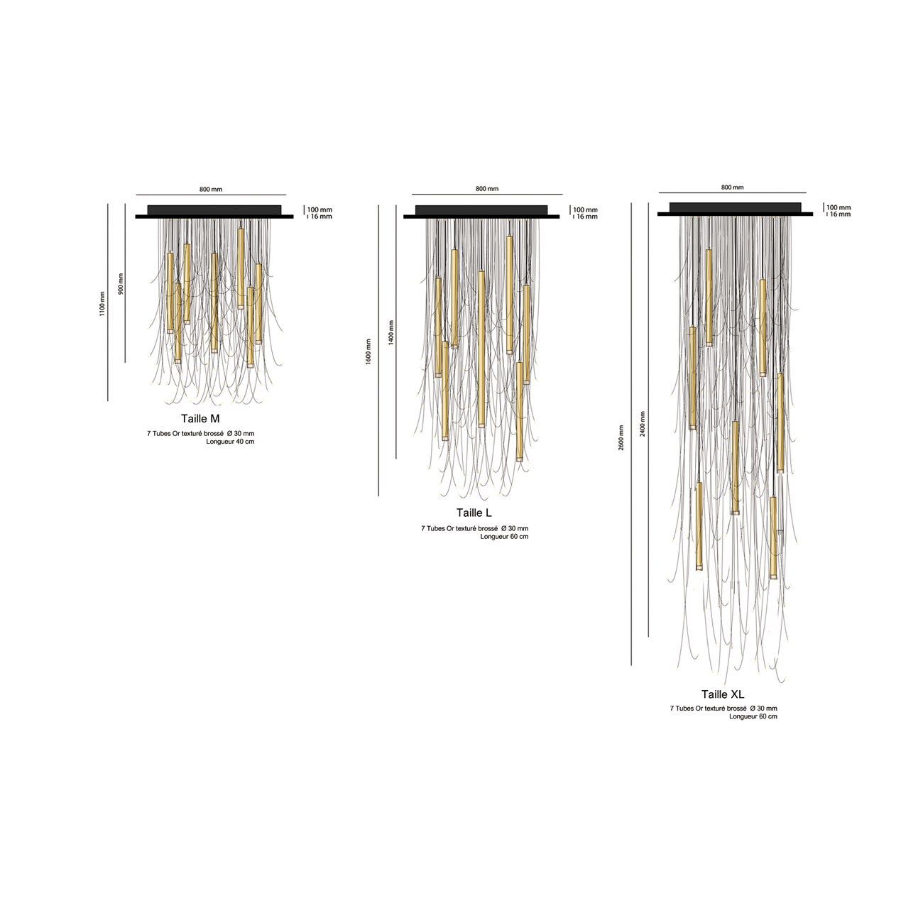 TUBE L7 Suspension By MOSS SERIES | design Isa Moss