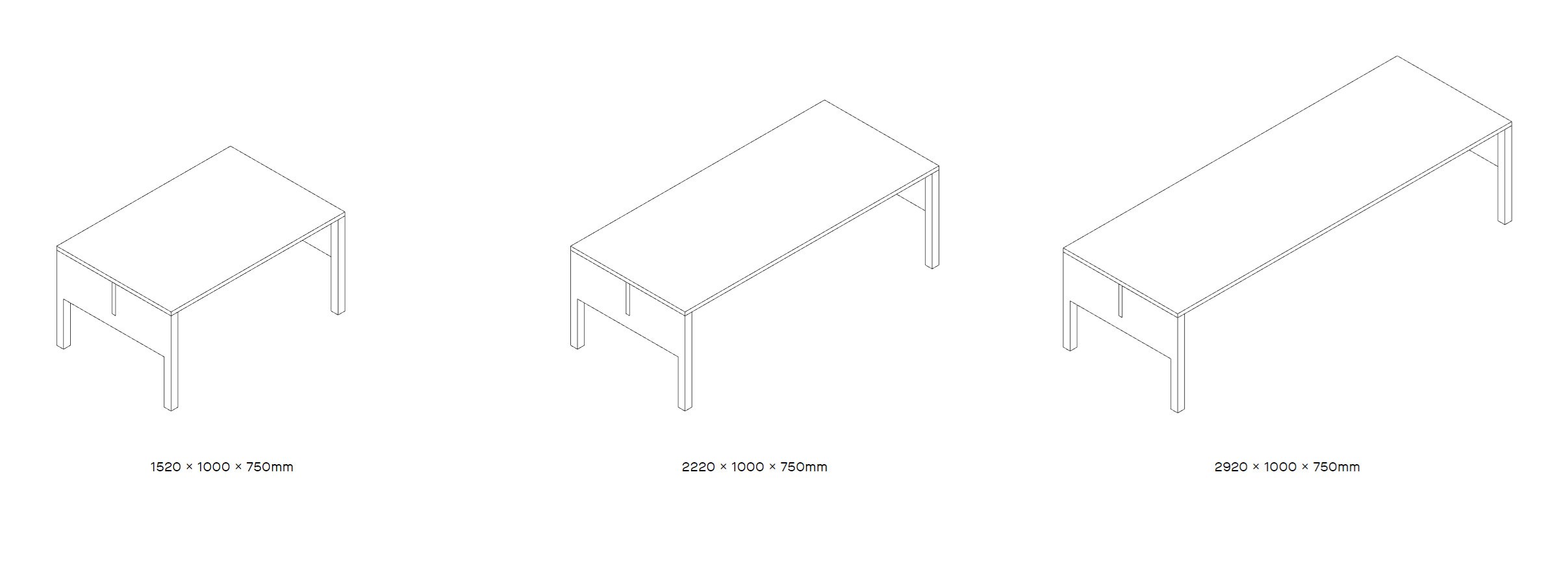 L8 TRABA table By LOEHR design David Löhr, Julian Löhr