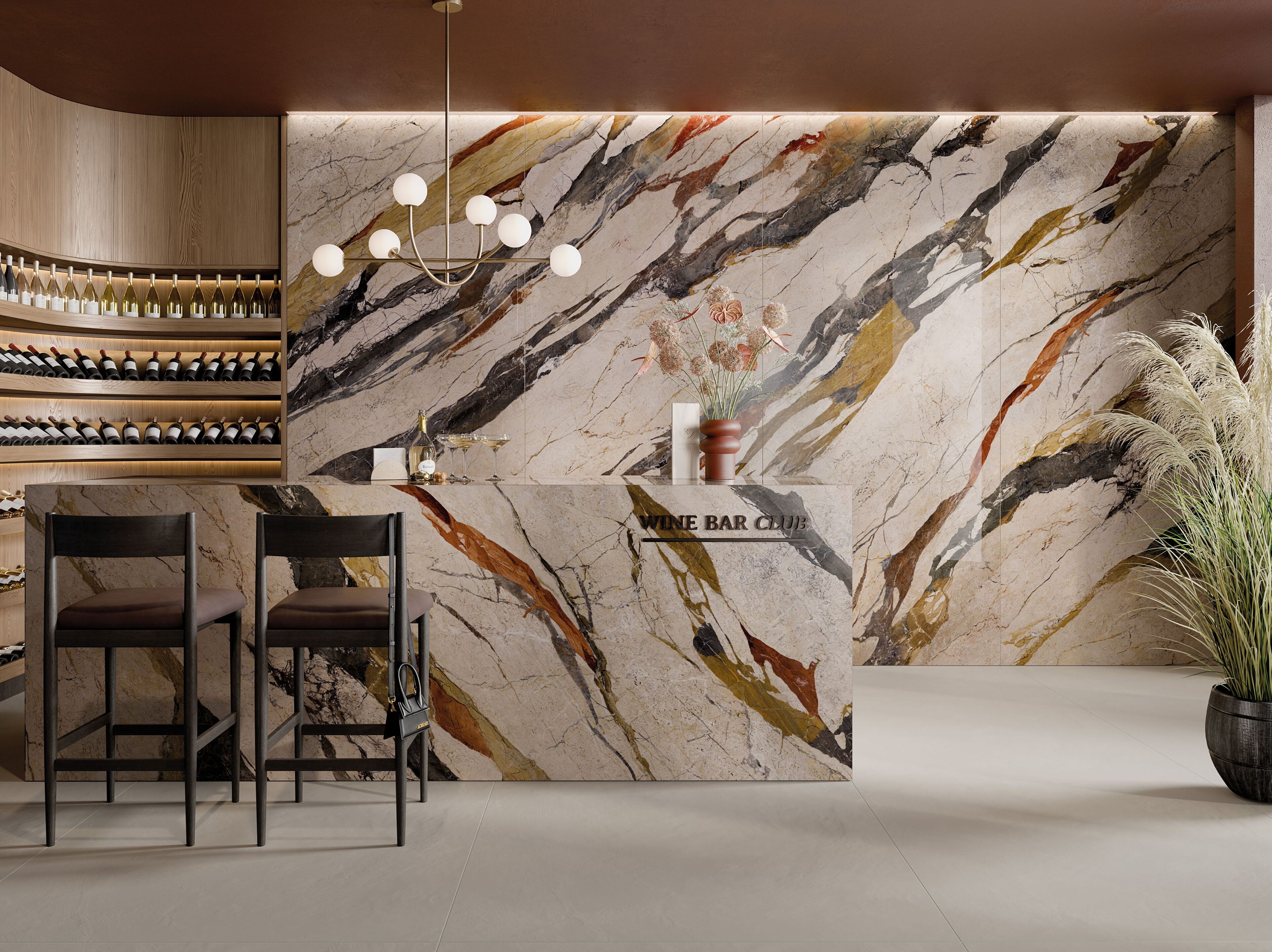 Pavimento/rivestimento in gres porcellanato effetto marmo BRECCIA SICILIA - LA FABBRICA AVA ...