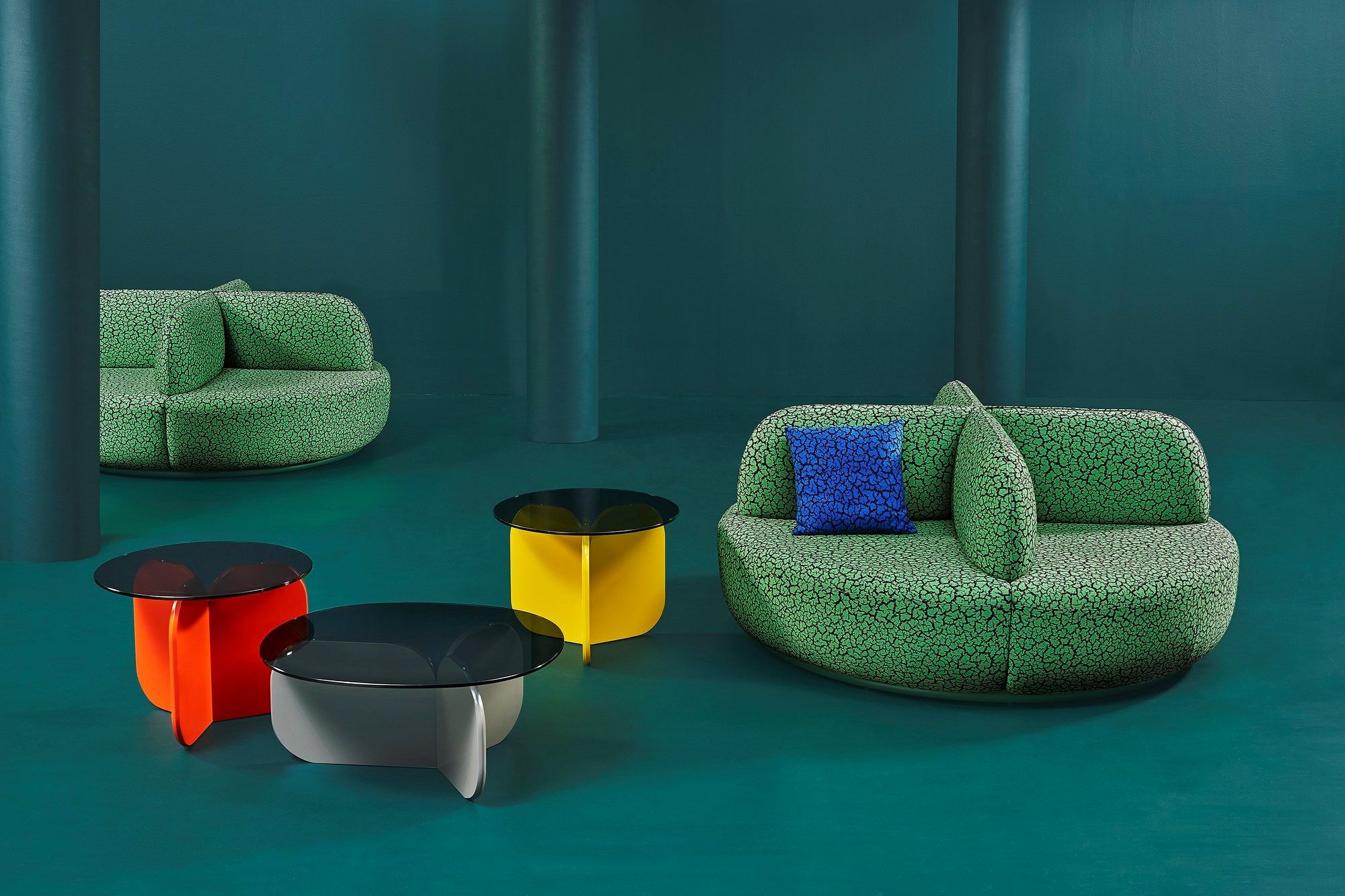 LA ISLA Upholstered fabric bench with back By Sancal | design NOTE ...