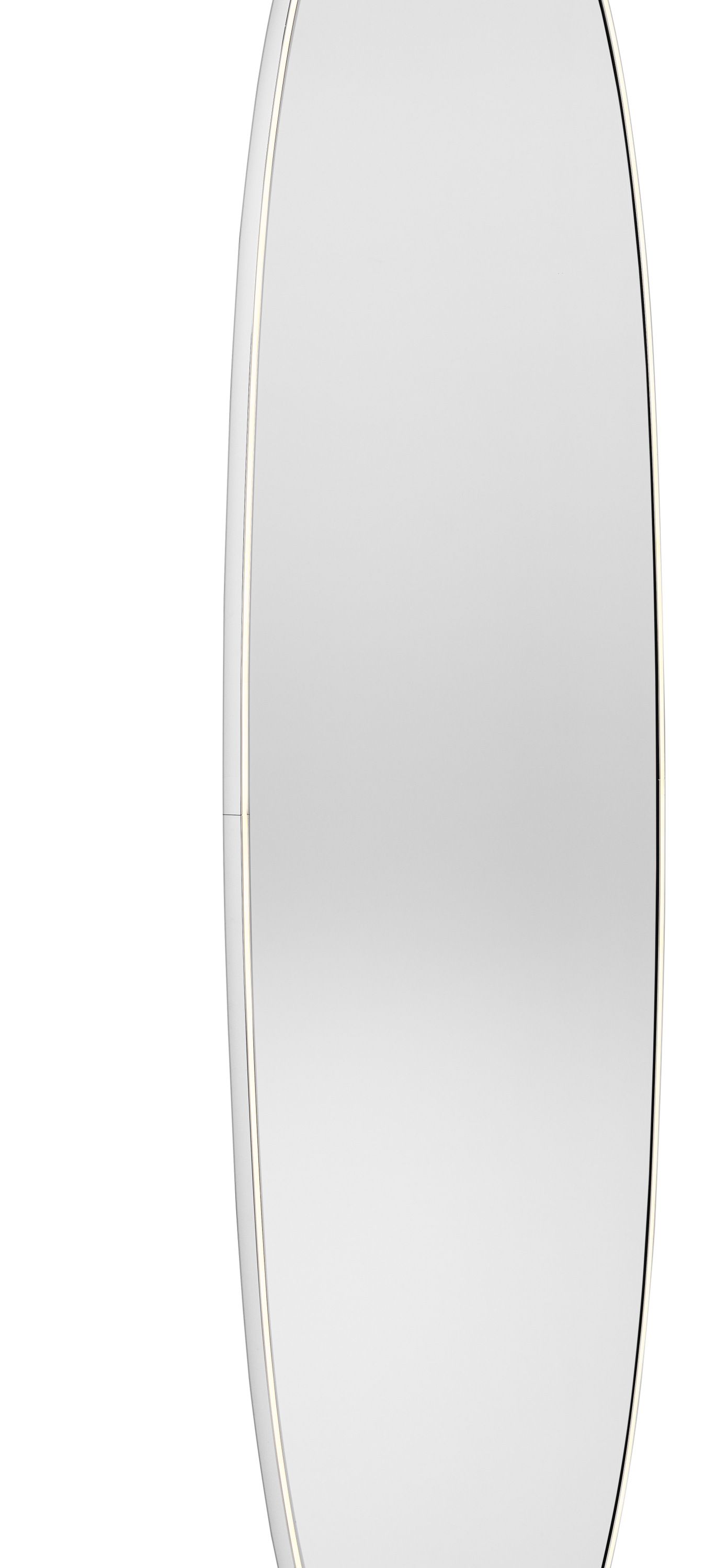 Oval wall-mounted mirror with integrated lighting LA PLUS BELLE By FLOS ...