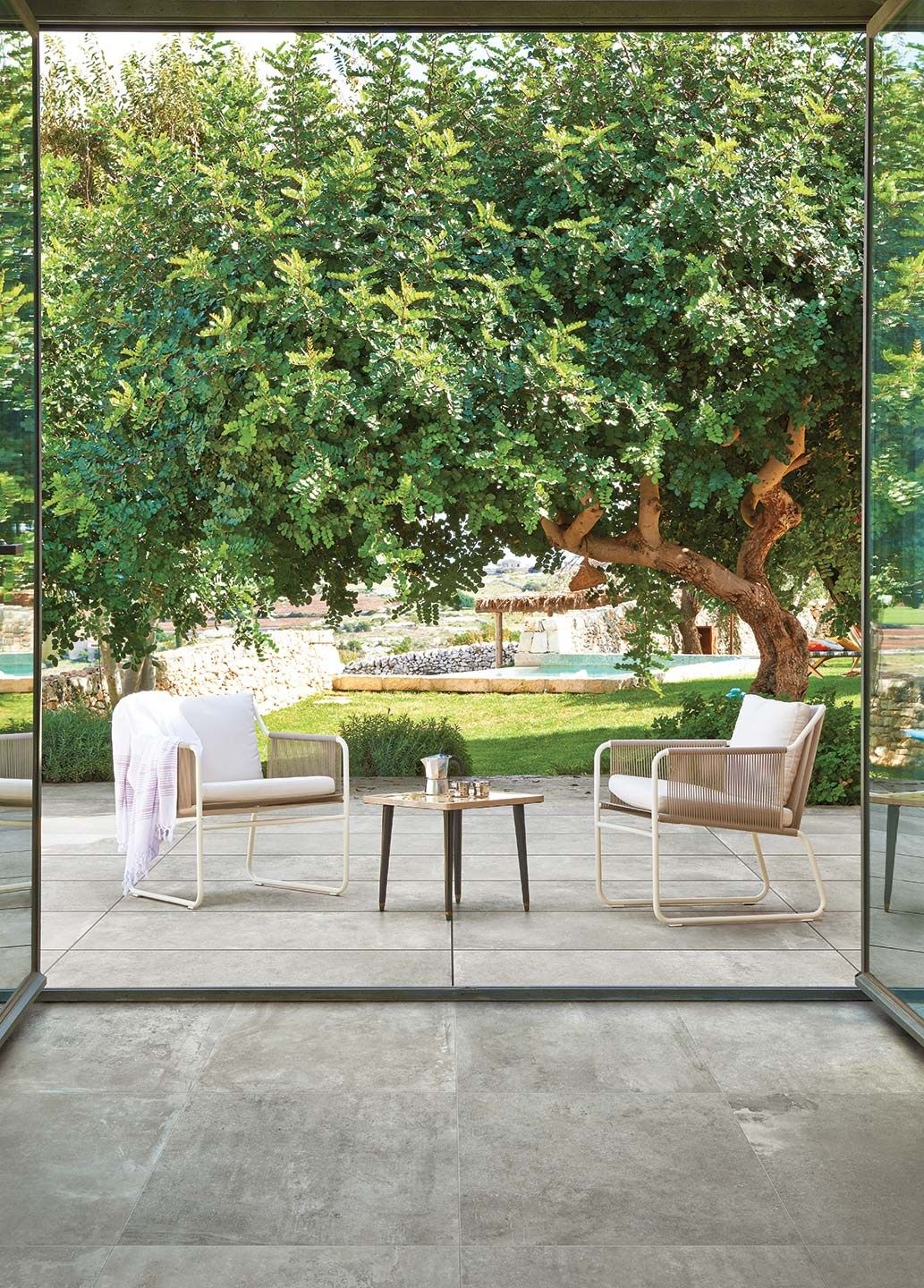 Porcelain stoneware wall/floor tiles LA ROCHE DI REX By Rex