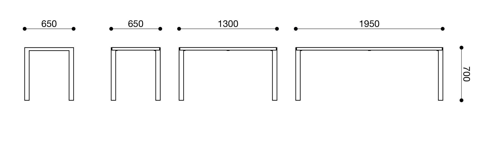 LA STRADA | Table for public areas By miramondo