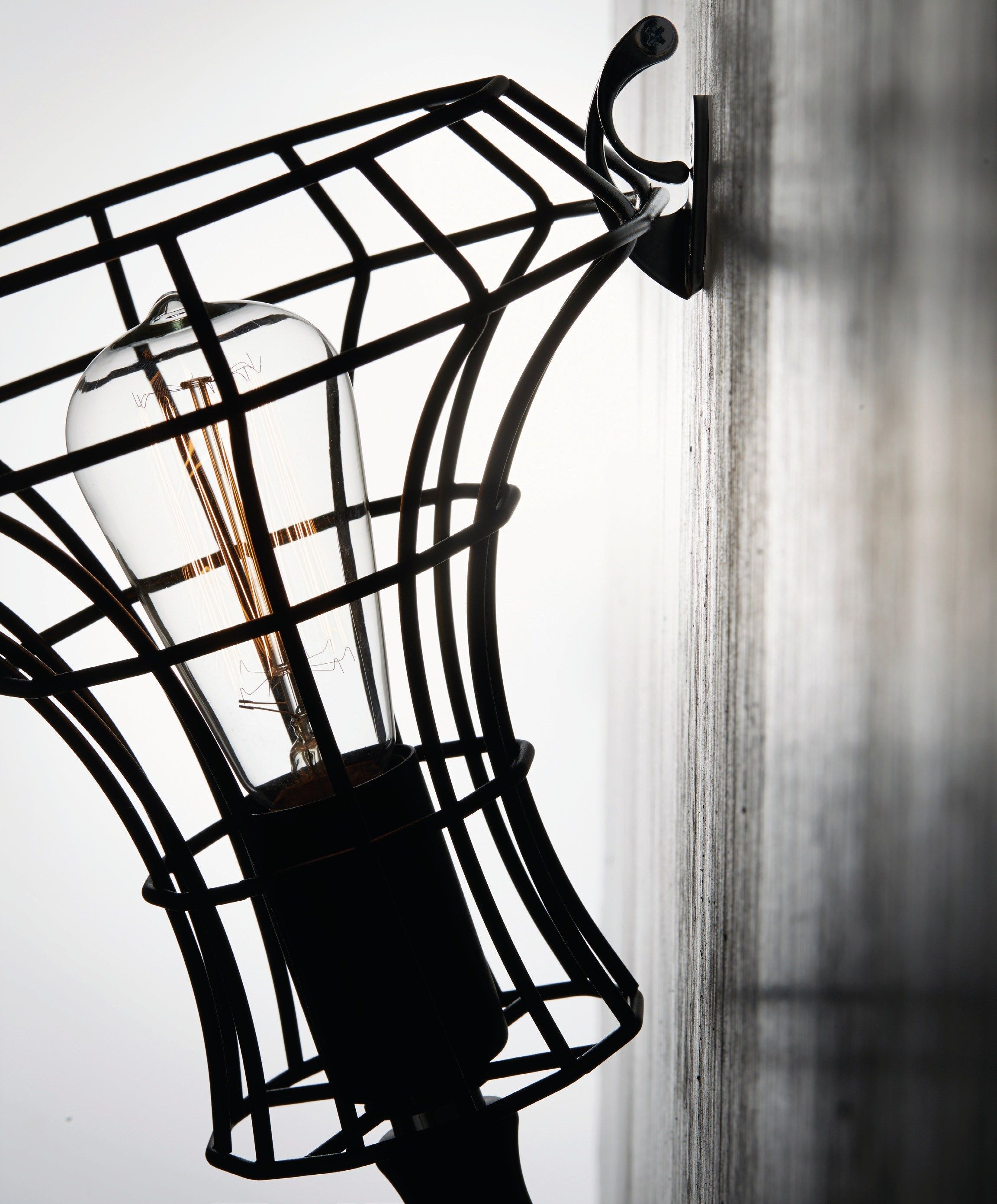 LADY CAGE | Iron wall light By ZAVA design Massimo Rosati