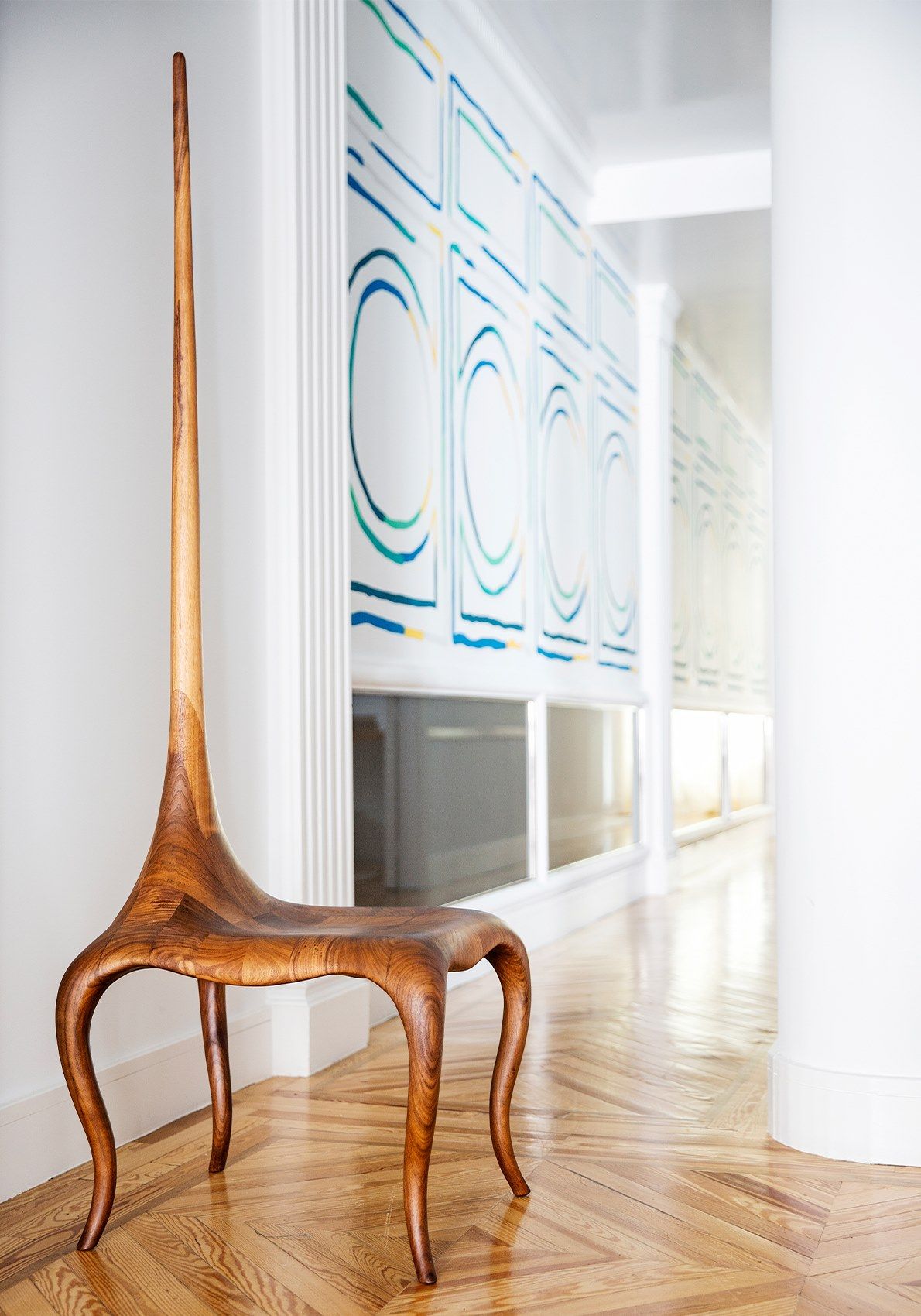 Walnut chair LADY STING By Agrippa