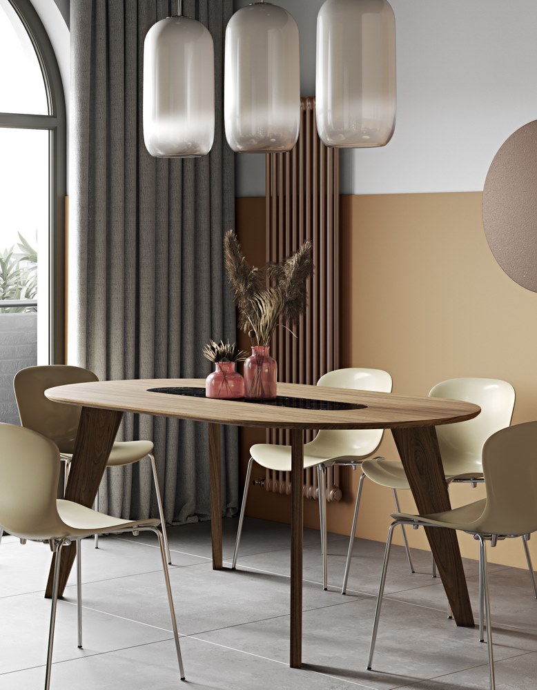 Tavolo ovale in MDF LAGO By TemaHome