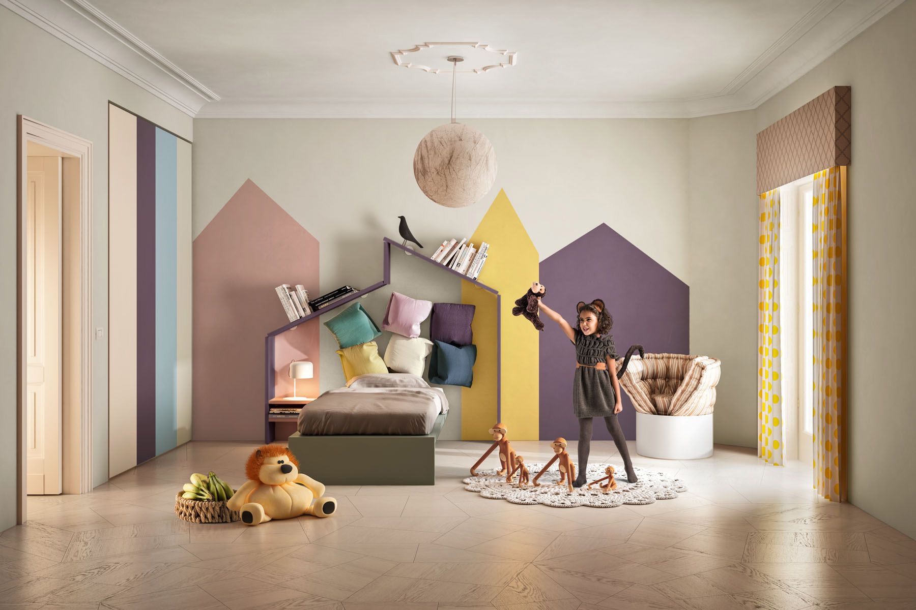 LAGOLINEA | Kids single bed By Lago design Daniele Lago