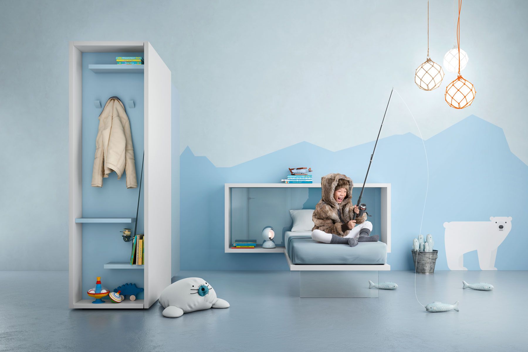 LAGOLINEA | Kids single bed By Lago design Daniele Lago