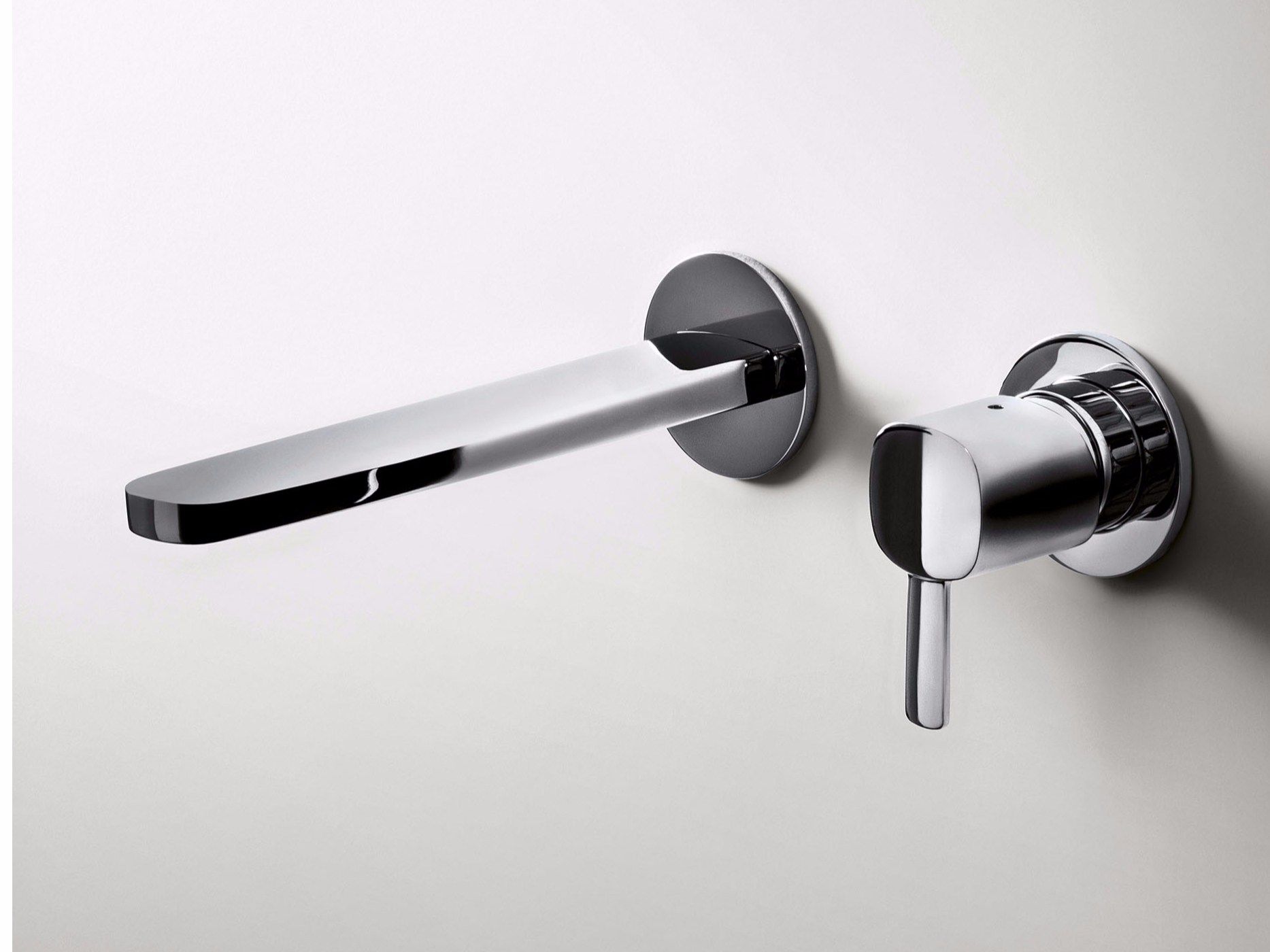 LAMÈ | Wall-mounted washbasin mixer By Fantini Rubinetti design Matteo ...