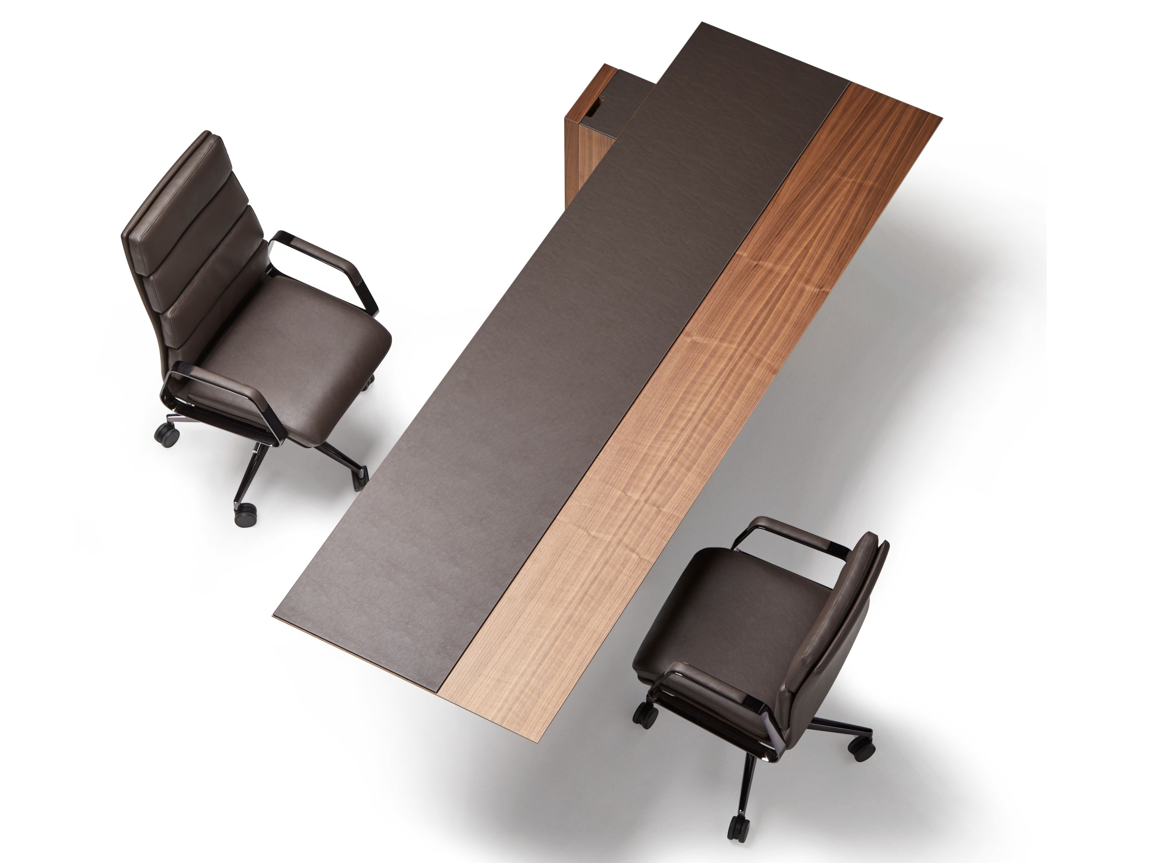 LAMESA | Executive desk Rectangular walnut executive desk By José ...