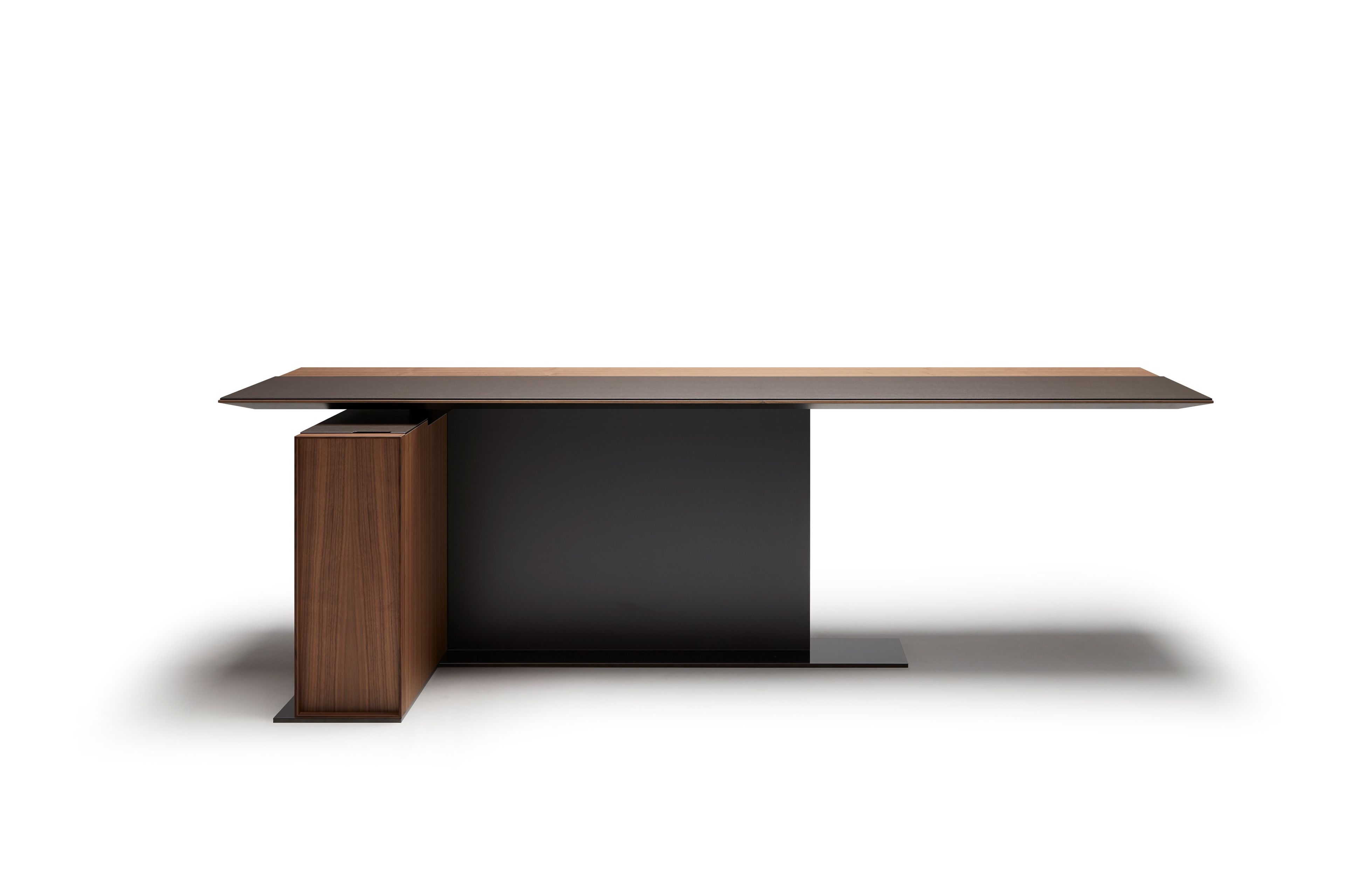 LAMESA | Executive desk Rectangular walnut executive desk By José ...