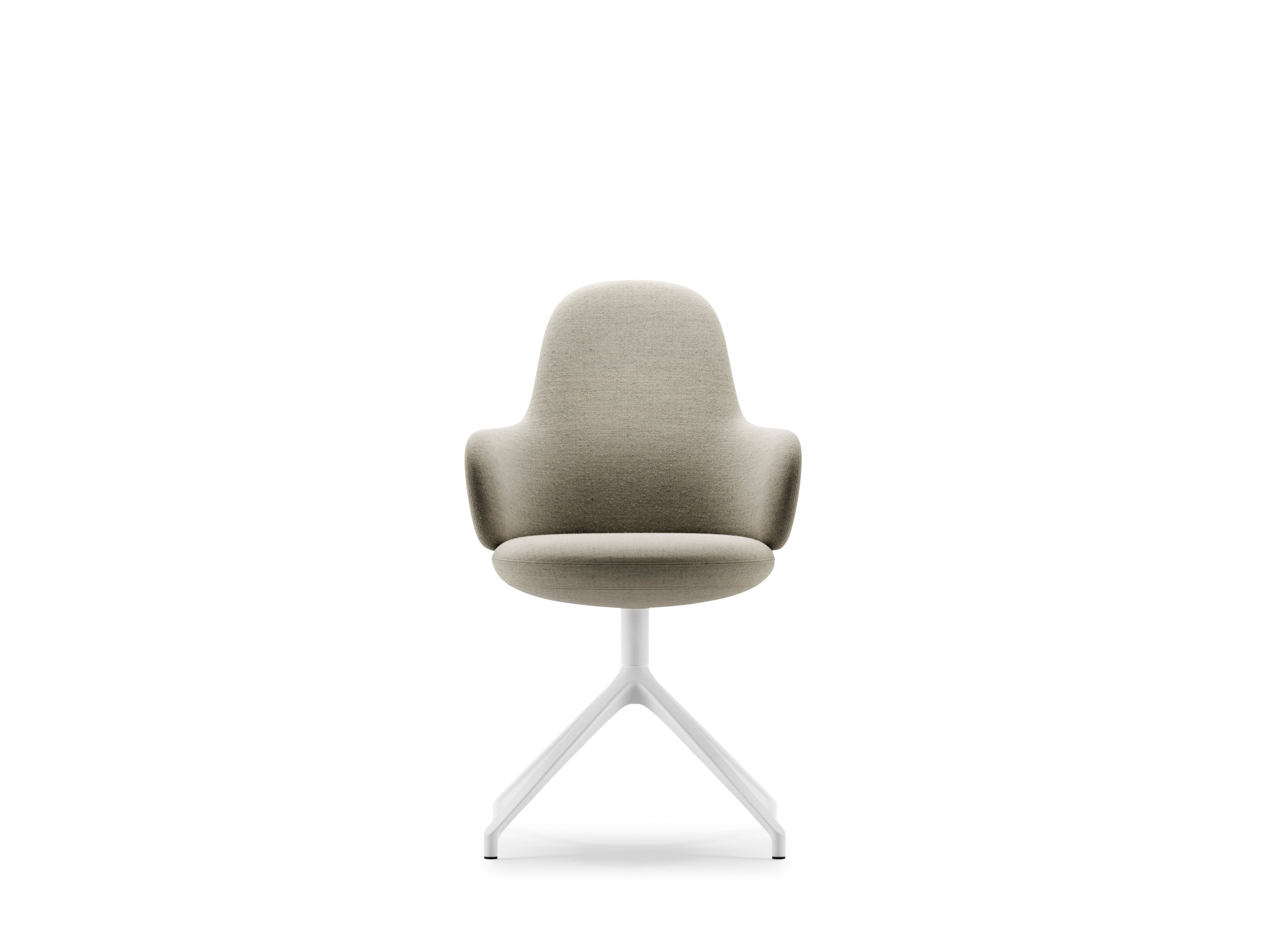 LAN Swivel office chair with castors with 5-Spoke base By ALKI