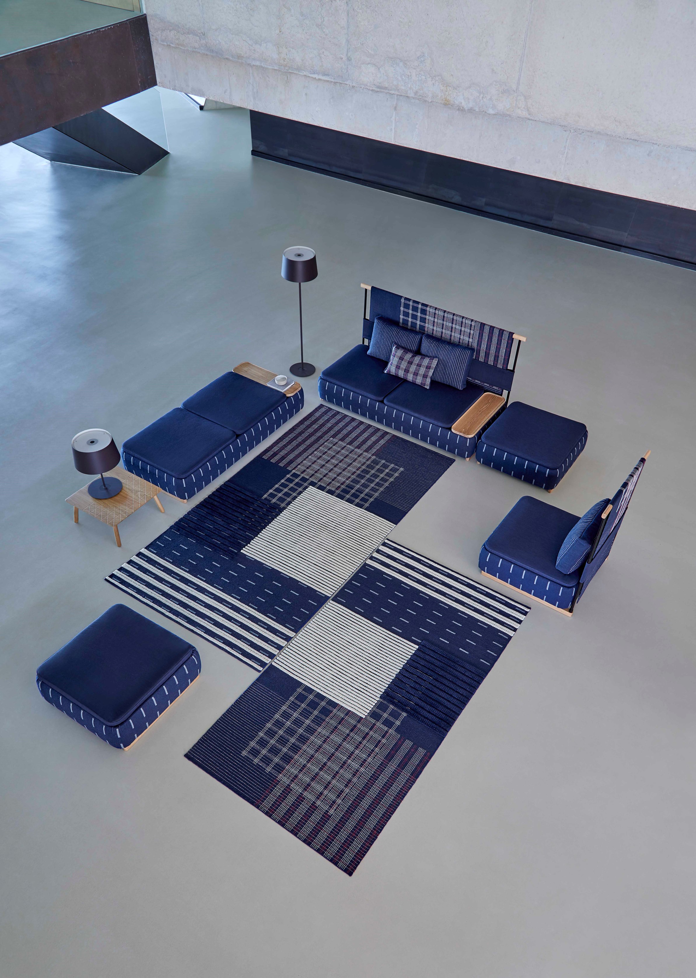 LAN | Rectangular pouf By GAN design Neri&Hu