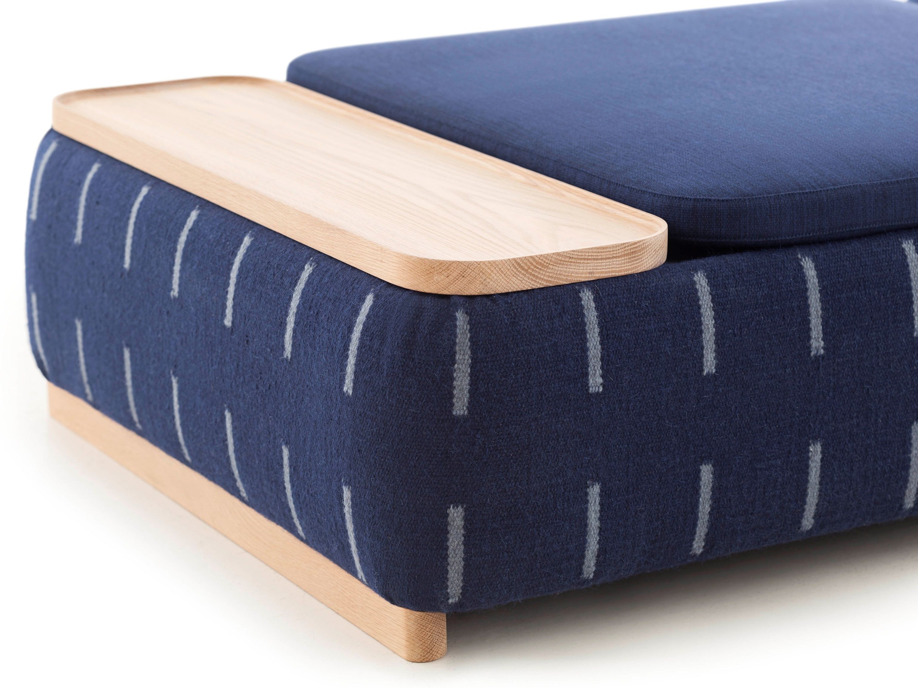 LAN | Rectangular pouf By GAN design Neri&Hu