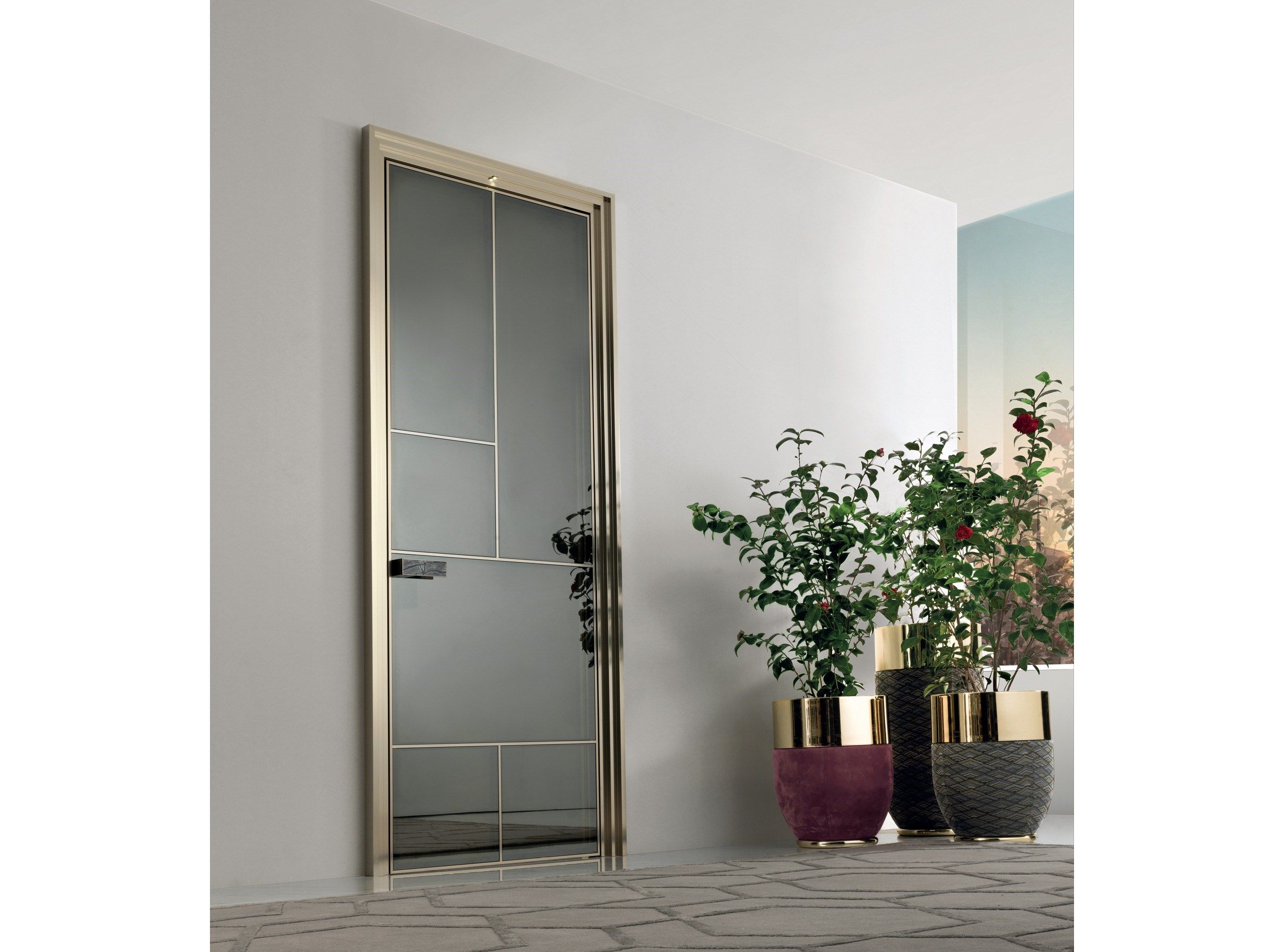 LAND | Hinged door Aluminiun Chic – Doors Collection By Longhi design ...