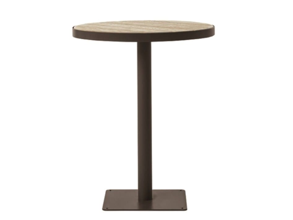 LAREN Round teak garden table By Ethimo