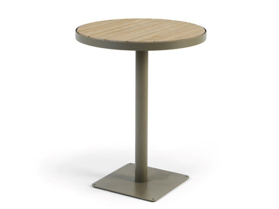 LAREN Round teak garden table By Ethimo
